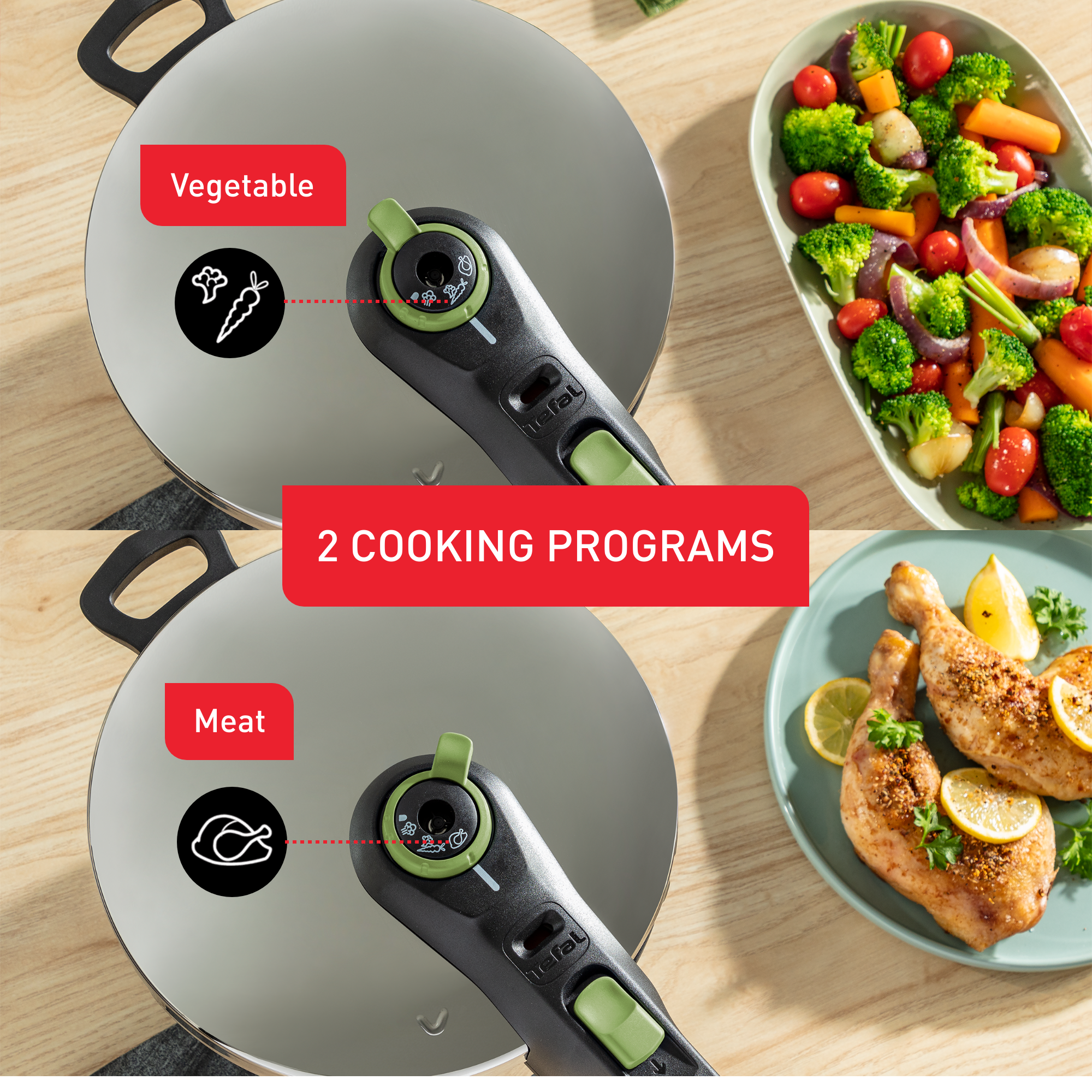 Schãne Tefal Schnellkochtopf Secure Click 6 L Mit Korb Ebenbild