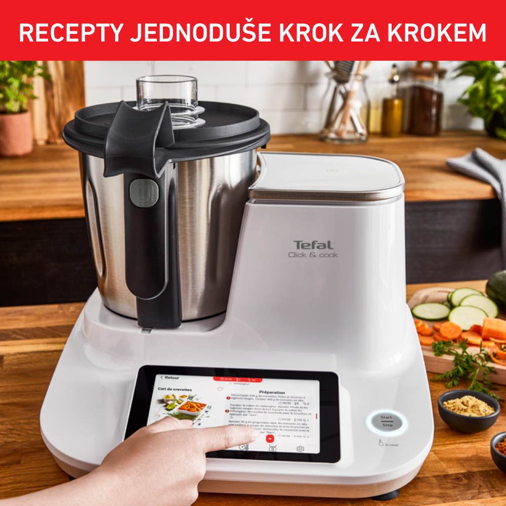Multifunkční varný kuchyňský robot Tefal Click & Cook FE506130 Bílá | Tefal