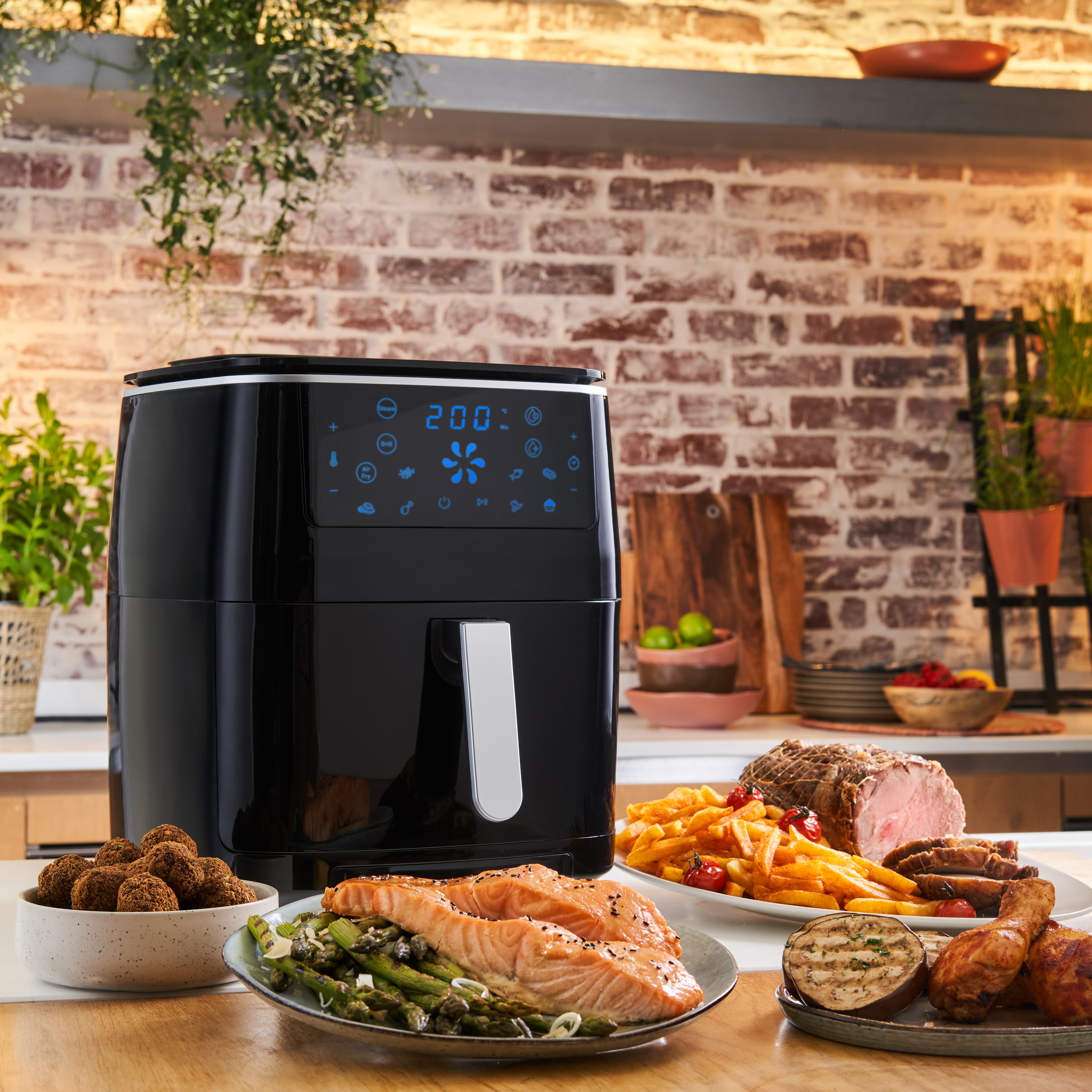 Easy Fry & Steam, Air fryer, Grill et cuiseur vapeur, 6,5L | Air Fryers ...