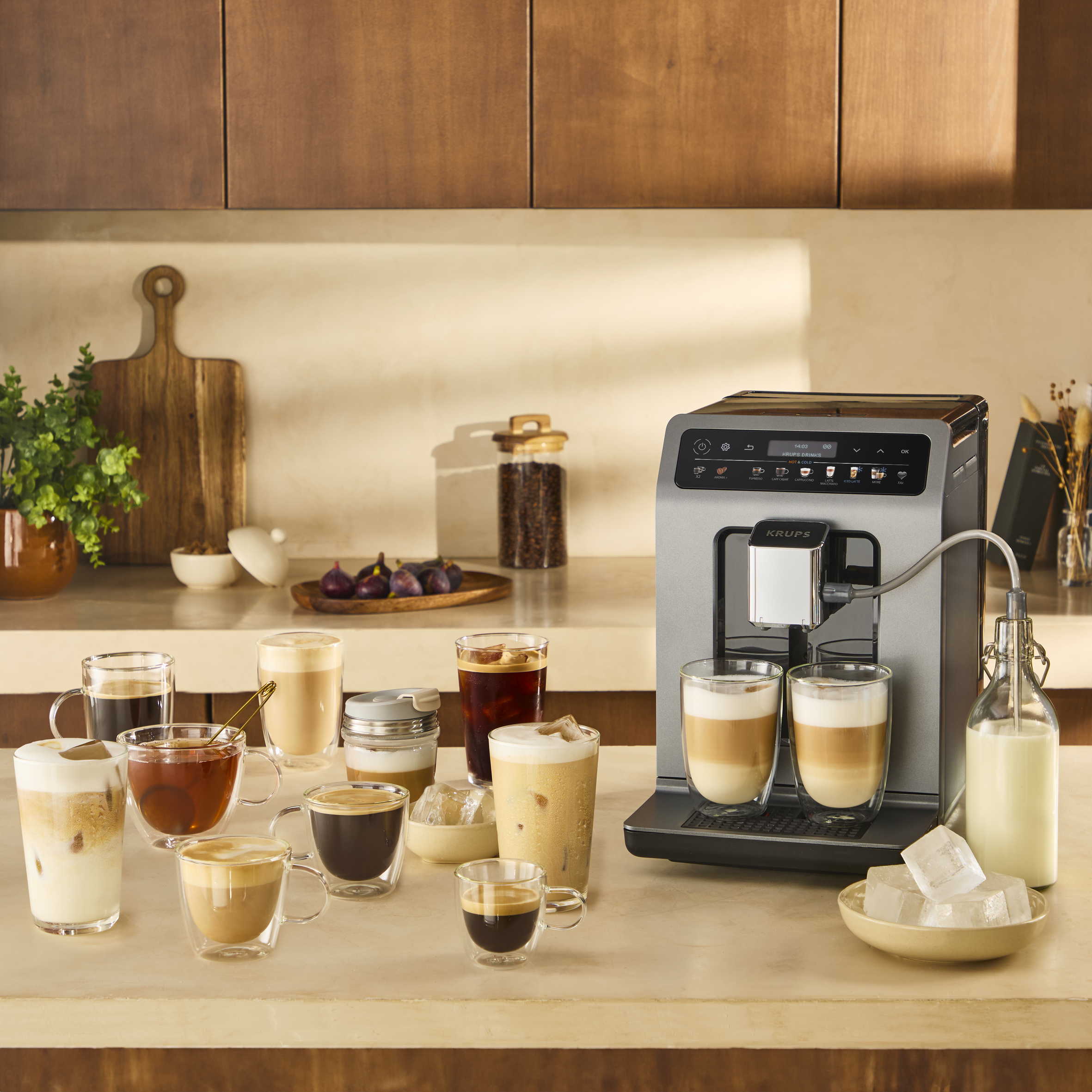 Ekspres do kawy automatyczny KRUPS EVIDENCE HOT&COLD EA898 | Ekspresy ...