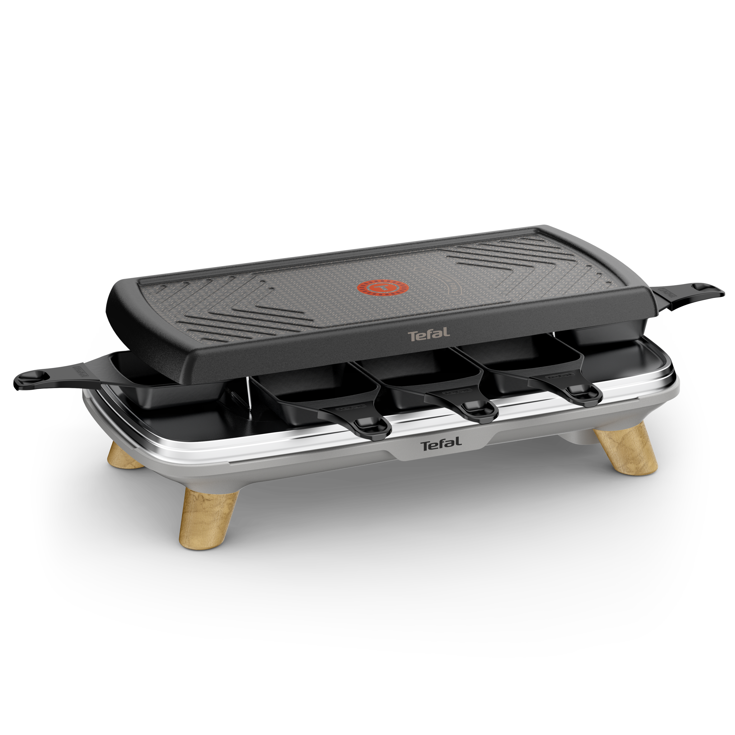 Gourmet Raclette & Tischgrill RE610D | Raclette- und Fondue-Sets | Tefal