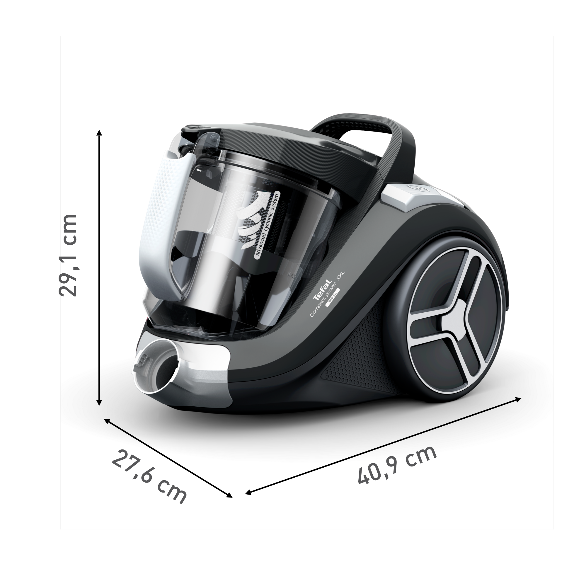 Compact Power XXL Total Clean, odkurzacz bezworkowy, 900 W, filtracja ...
