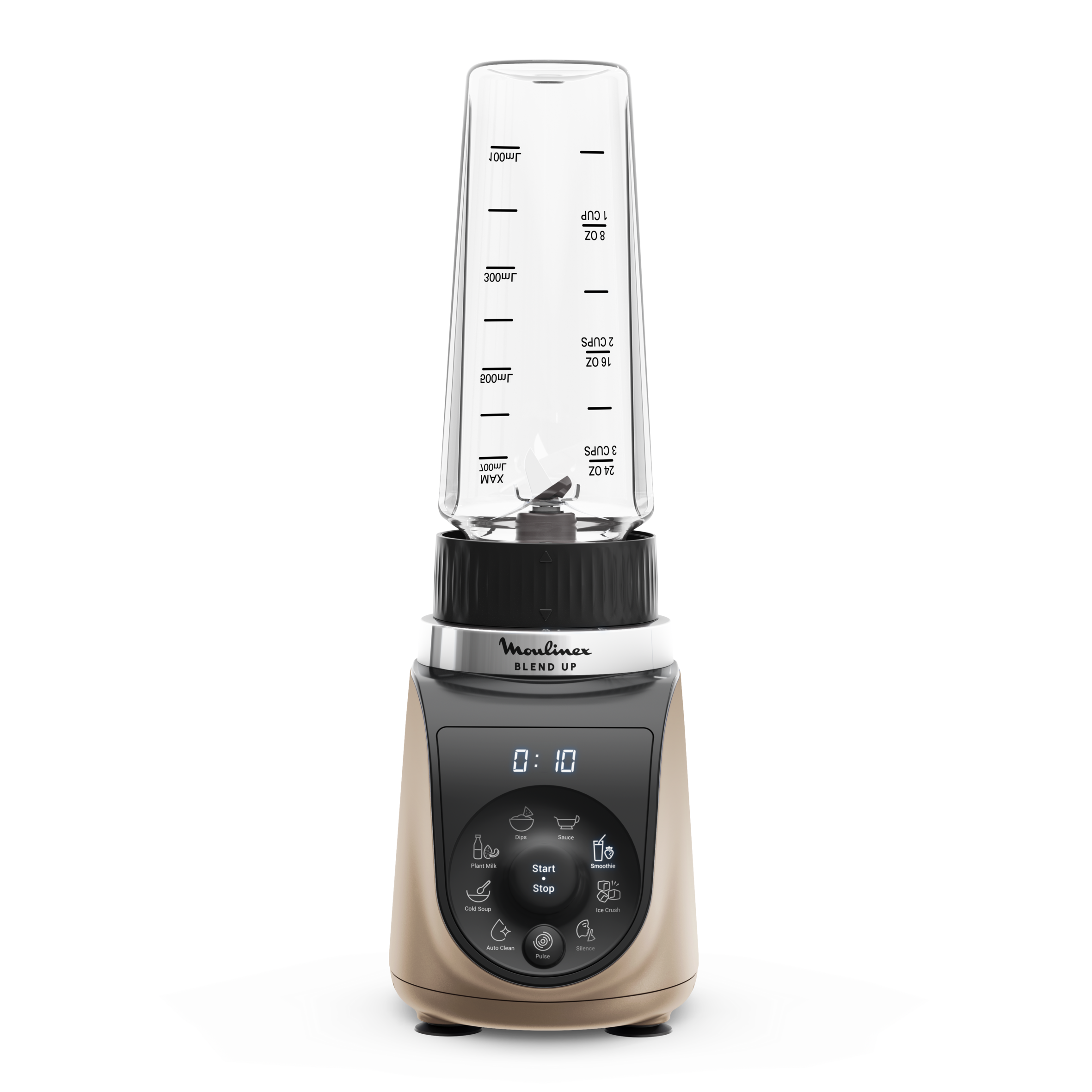 Blend Up, Blender mini, Bol tritan 0.85L, 1000W, 8 programmes, 6 lames ...