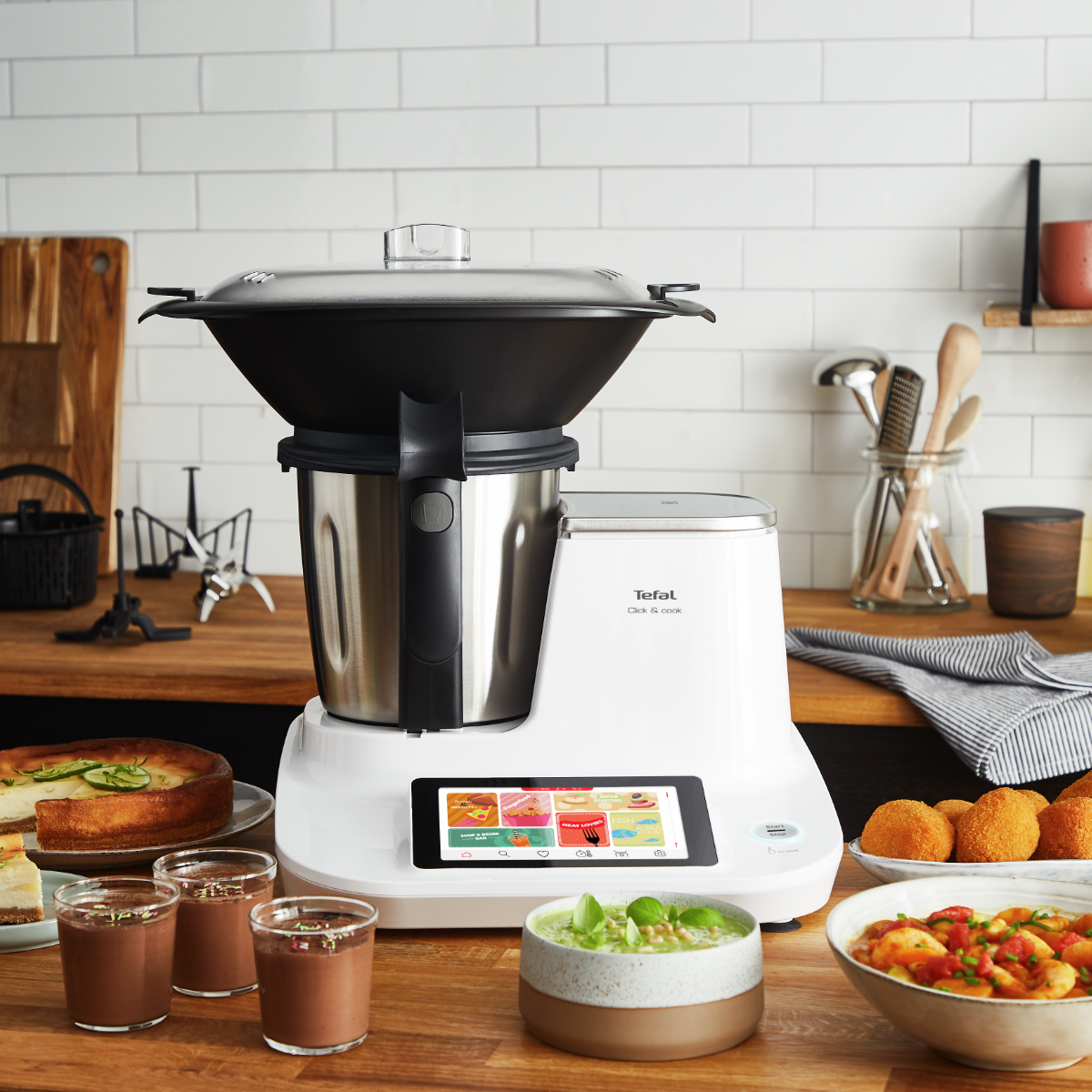 Multifunkční varný kuchyňský robot Tefal Click & Cook FE506130 Bílá | Tefal