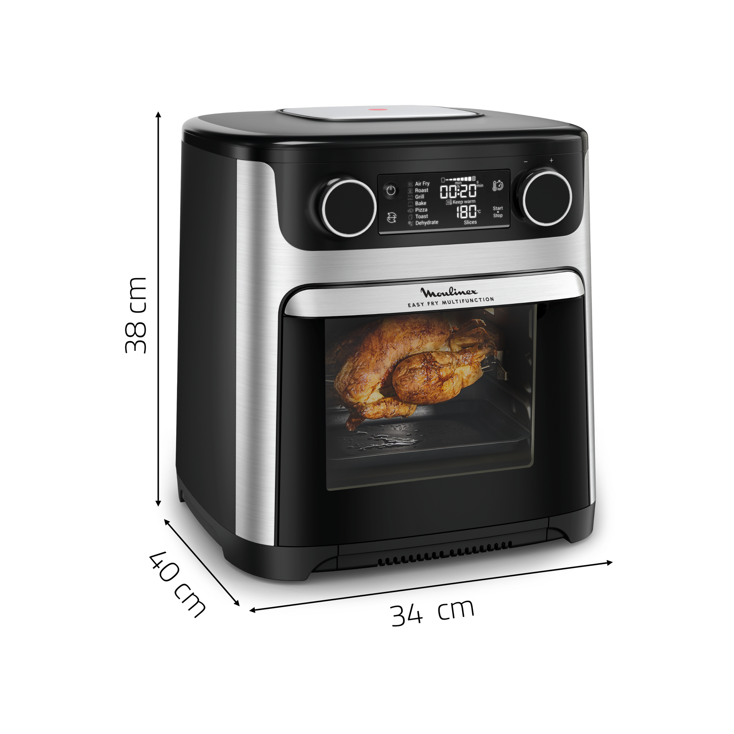Easy Fry Multifonction, 15L, Four Air fryer, Inox | Air Fryers ...