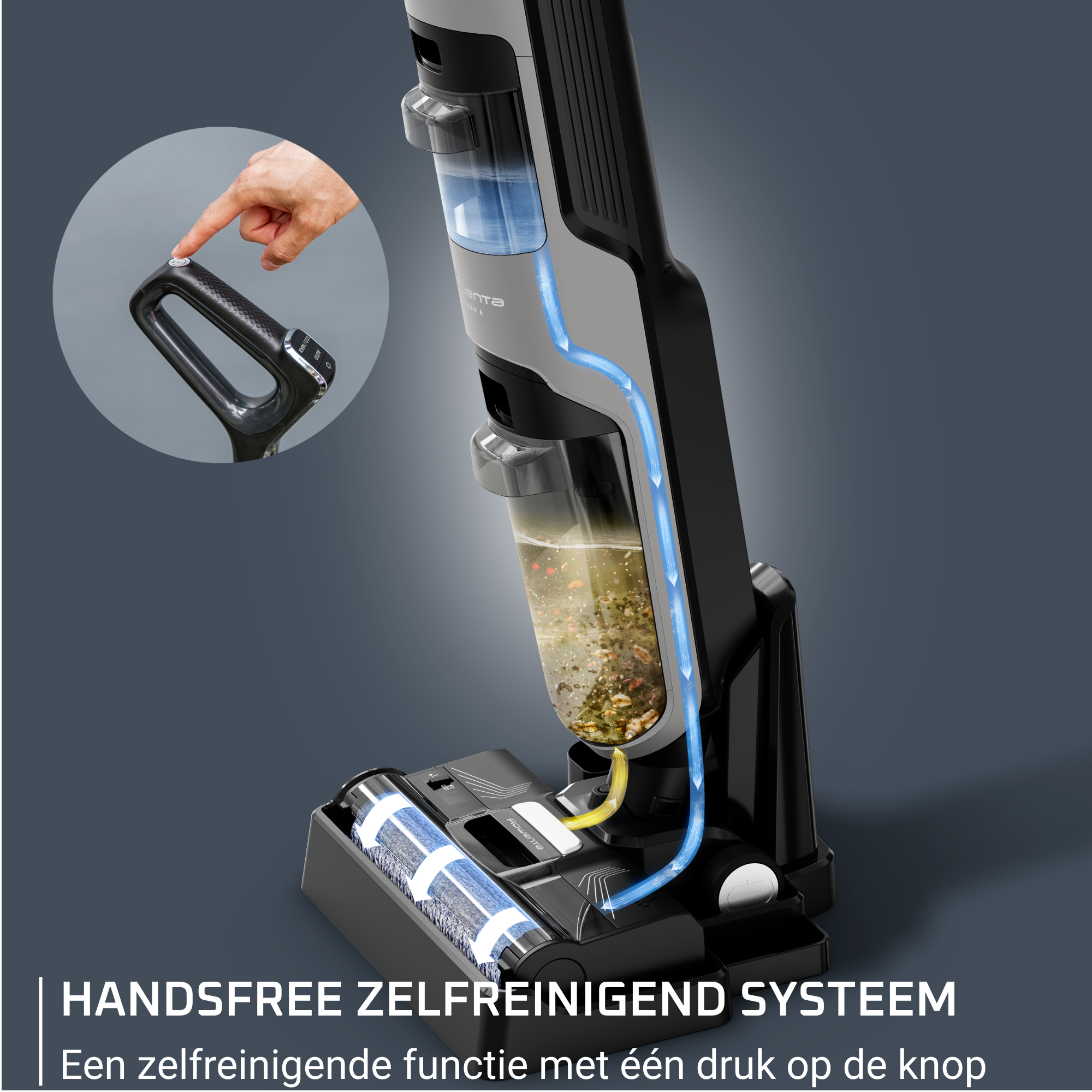 X-Clean 4 GZ5037 2-in-1 Vloerreiniger & Stofzuiger - 50 min autonomie ...