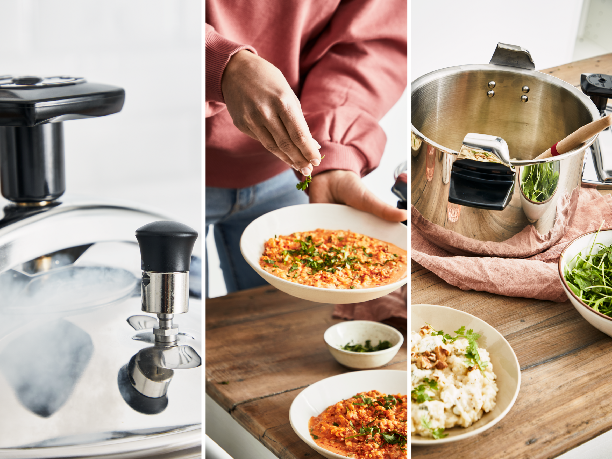 AUTHENTIQUE Eco, Cocotte-minute® 9L, Induction, Cuisson rapide, Cuisine saine, Fabriqué en ...