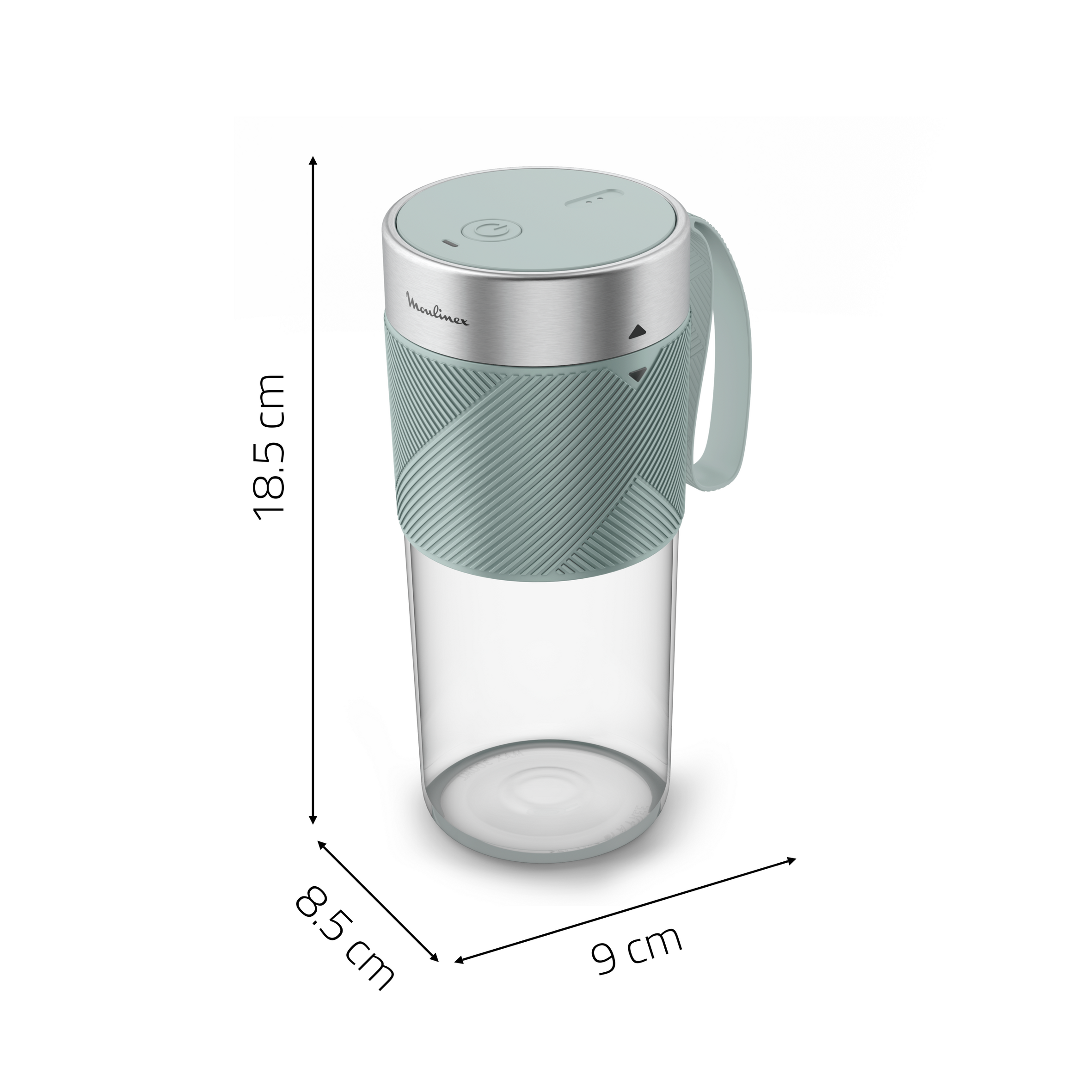 Lightmix Blender portable, Bol tritan 0,3L, 1 vitesse, 2 lames ...