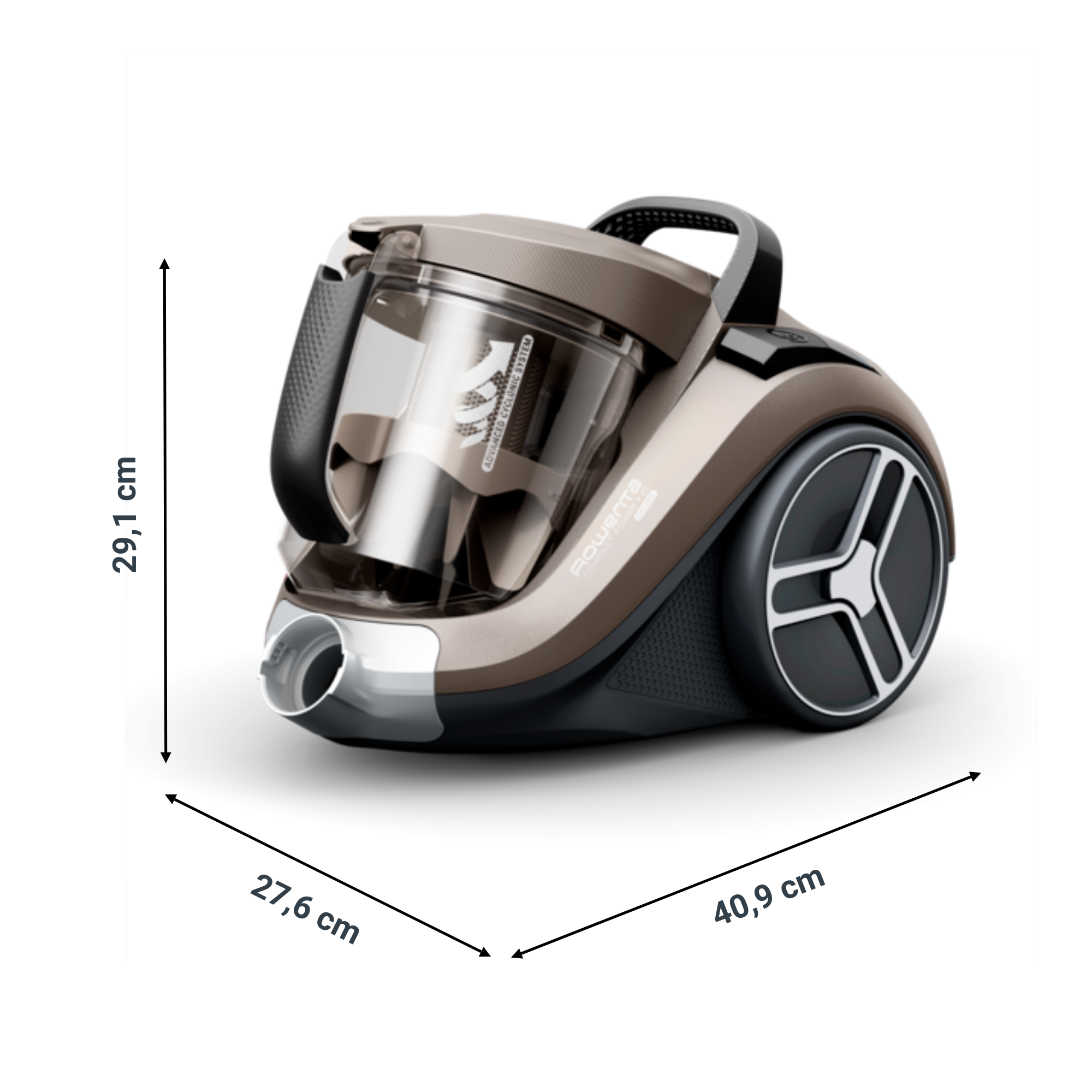 Compact Power Cyclonic XXL, Aspirateur sans sac, 900W, 2,5L ...
