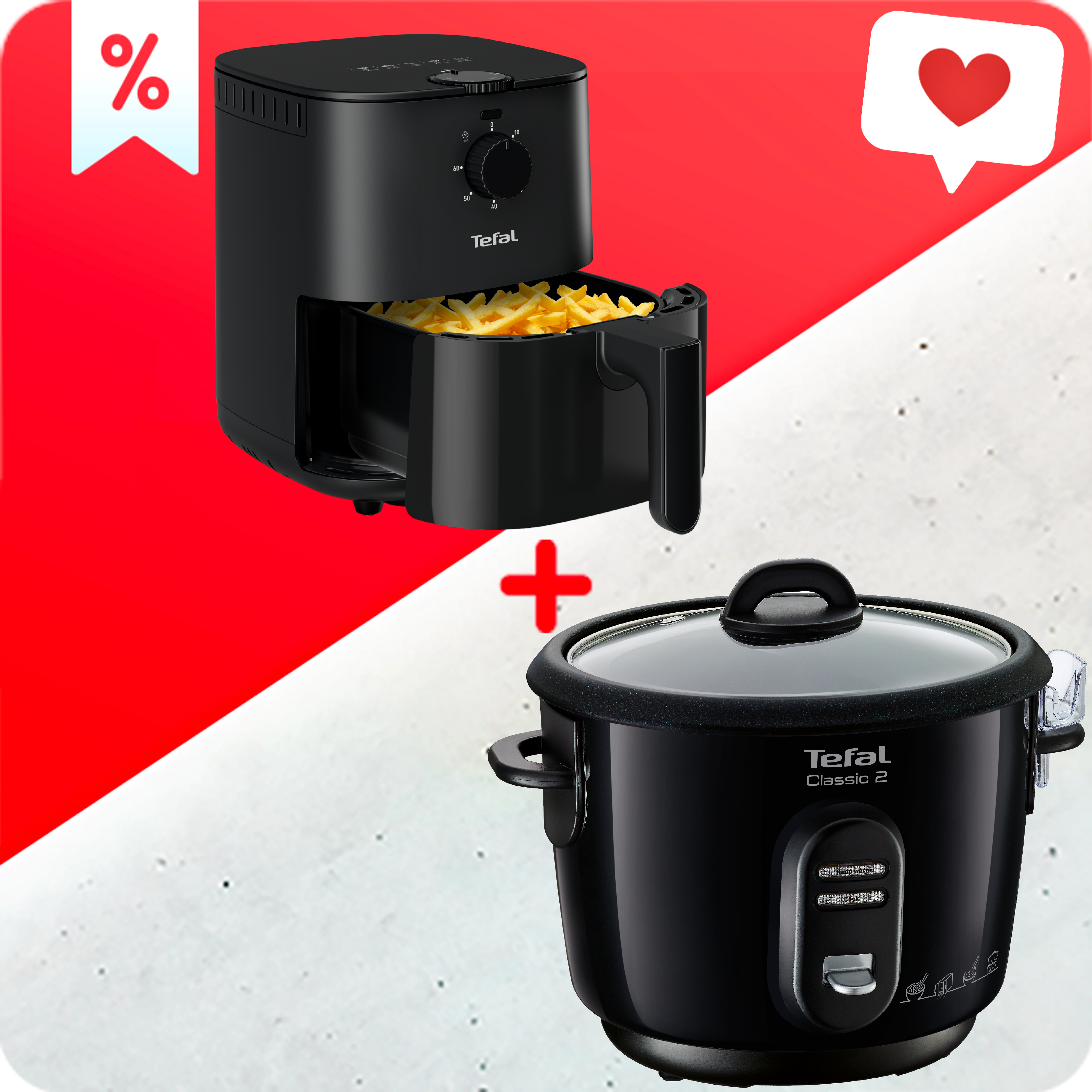 Forrólevegős fritőz Tefal Easy Fry Essential EY130815 Fekete ...