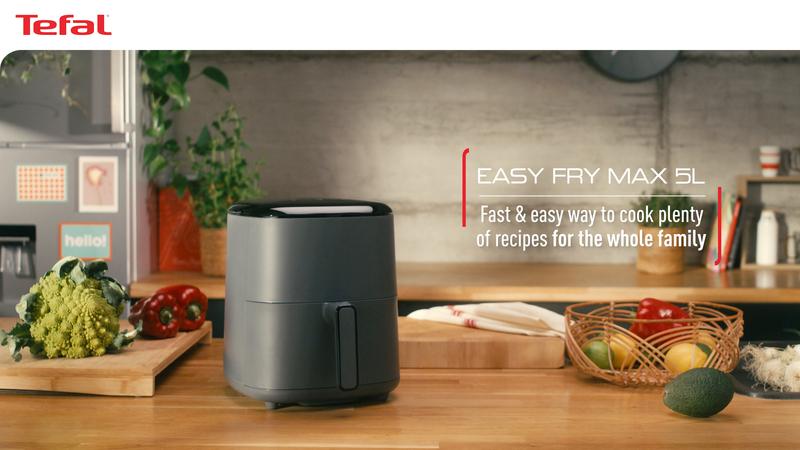 Accessoires et pièces détachées Easy Fry Max, air fryer, 5 L (6 pers.), Panneau digital, 10 ...