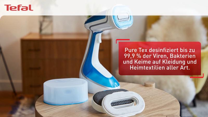 Pure Tex Dampfbürste DT9530 | Dampfglätter | Tefal