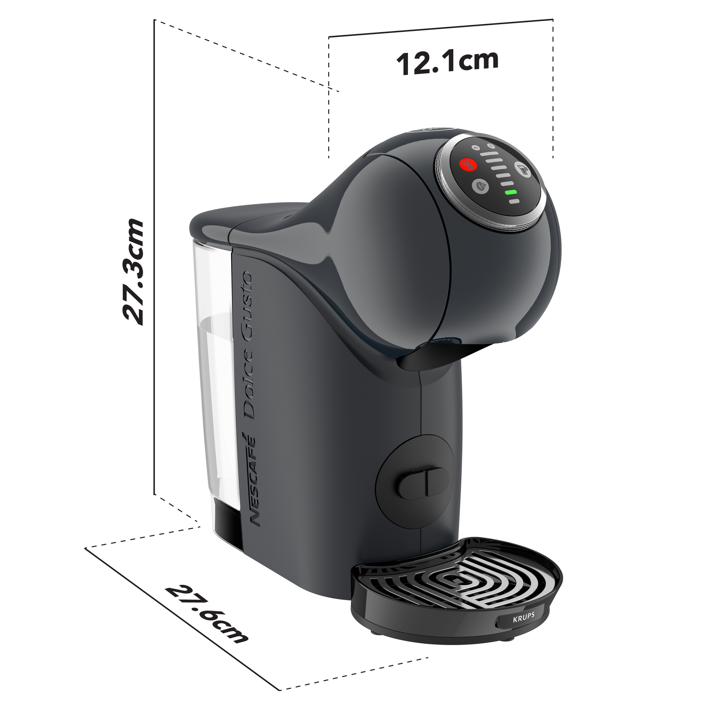 Genio S Plus Cosmic Grey KP340B | Nescafé® Dolce Gusto® | Krups