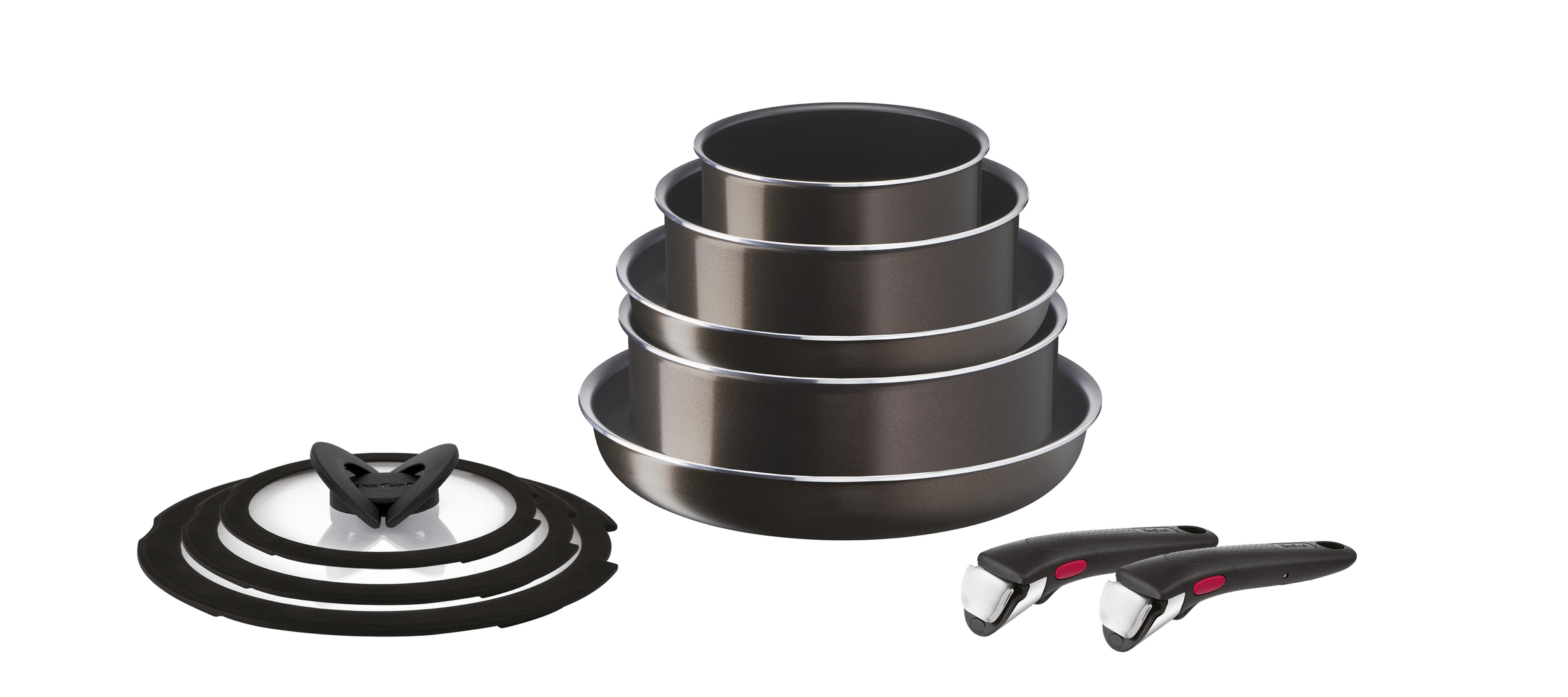 Zestaw patelni i garnków TEFAL INGENIO INTENSE - 10 elementów | Tefal Zestaw patelni i garnków TEFAL INGENIO INTENSE - 10 elementów | Tefal