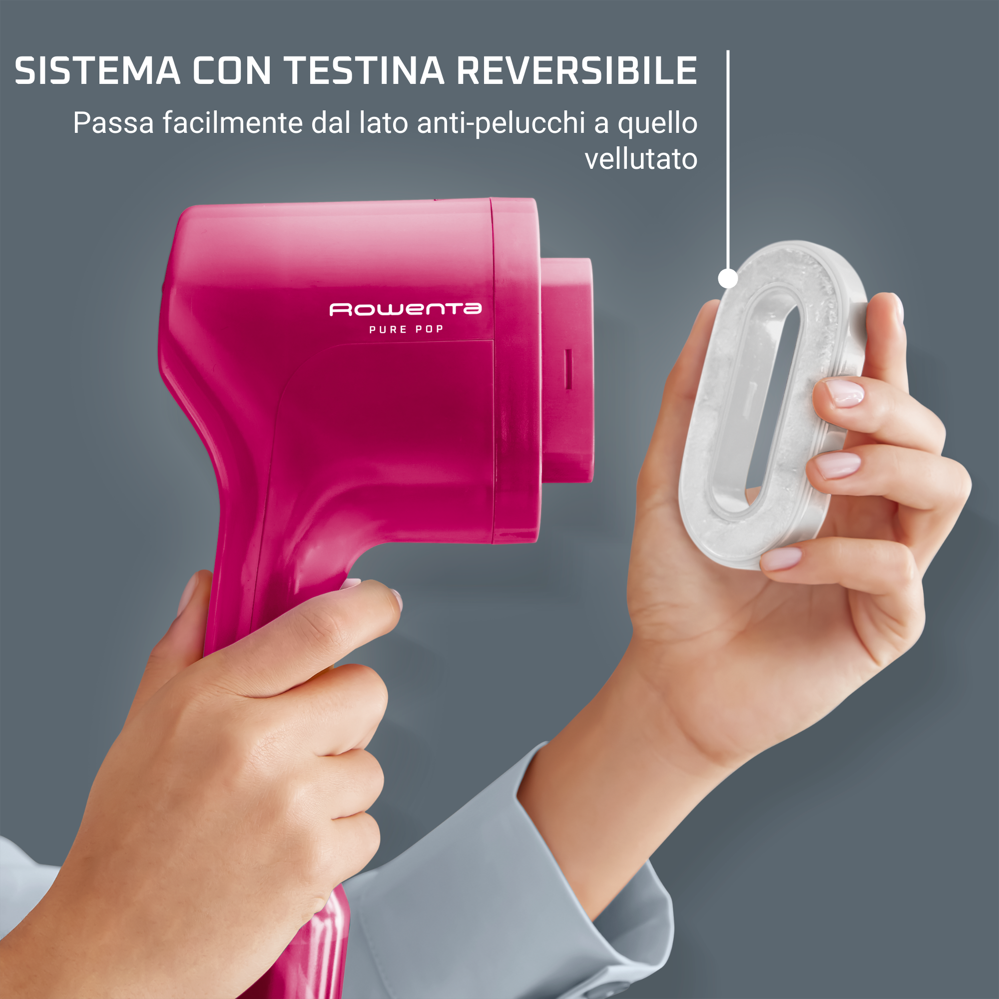Pure Pop, Stiratore Verticale Portatile, Pad Reversibile, Pink ...
