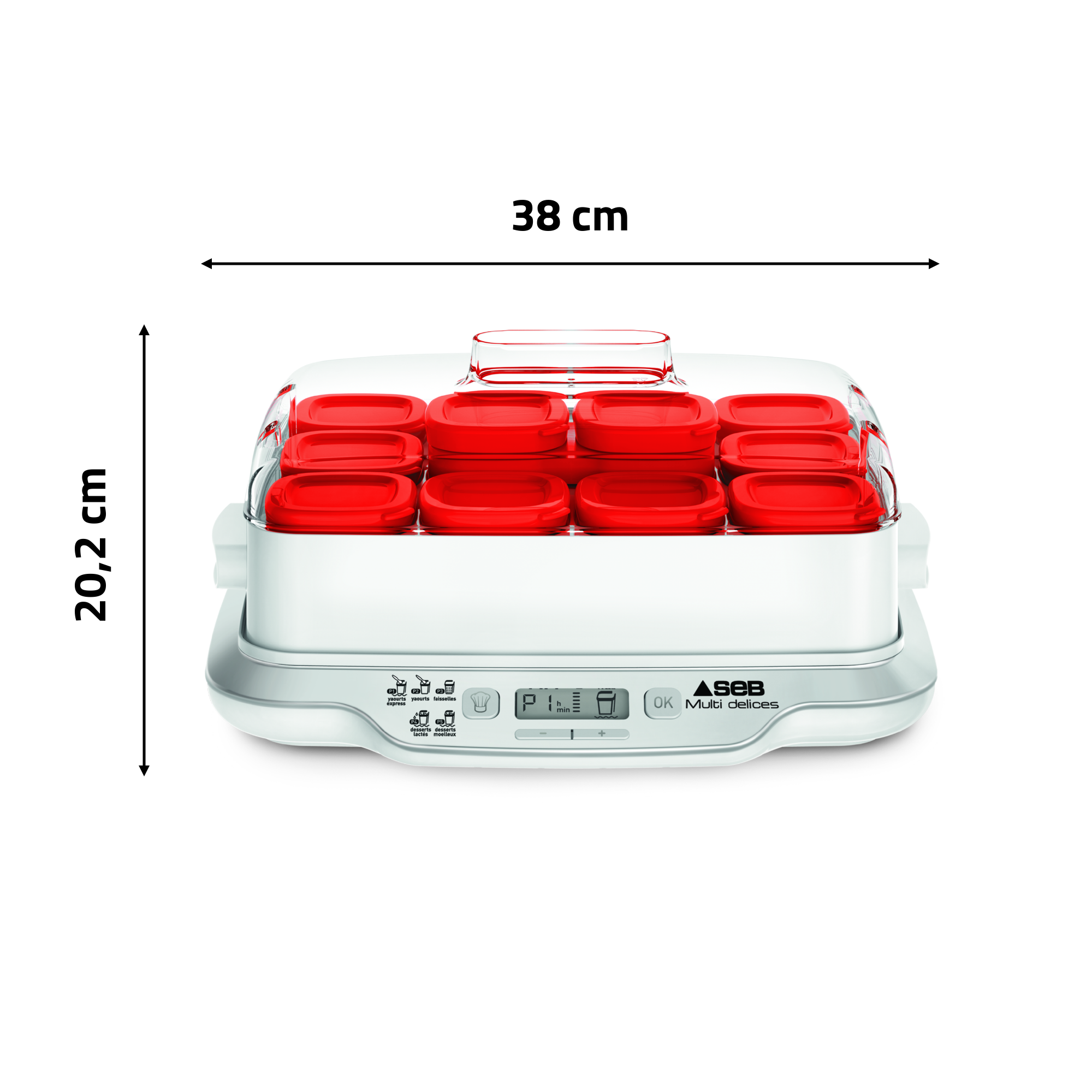 Accessoires et pièces détachées MULTI DELICES EXPRESS 12 POTS ROUGE ...
