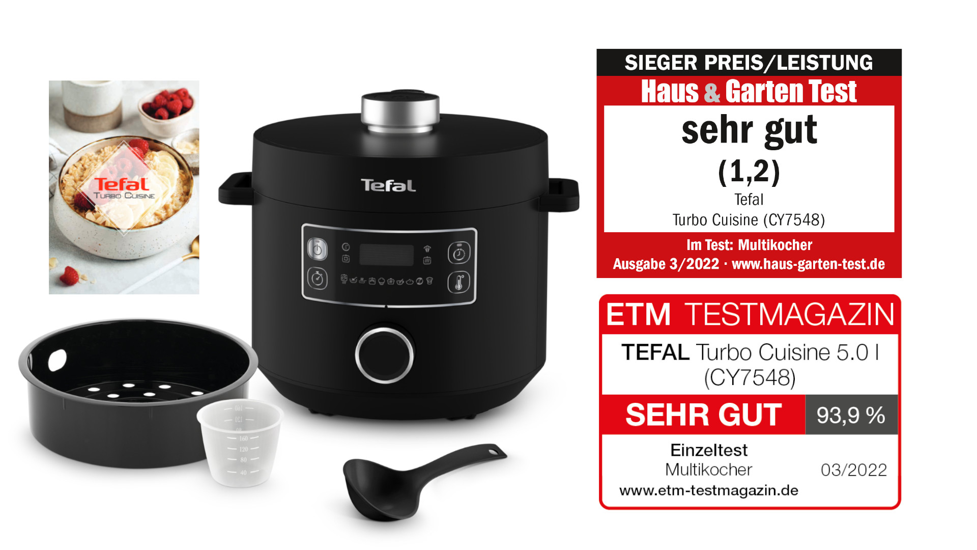 Turbo Cuisine 5.0 L Multikocher CY7548 | Elektrische Schnellkochtöpfe ...