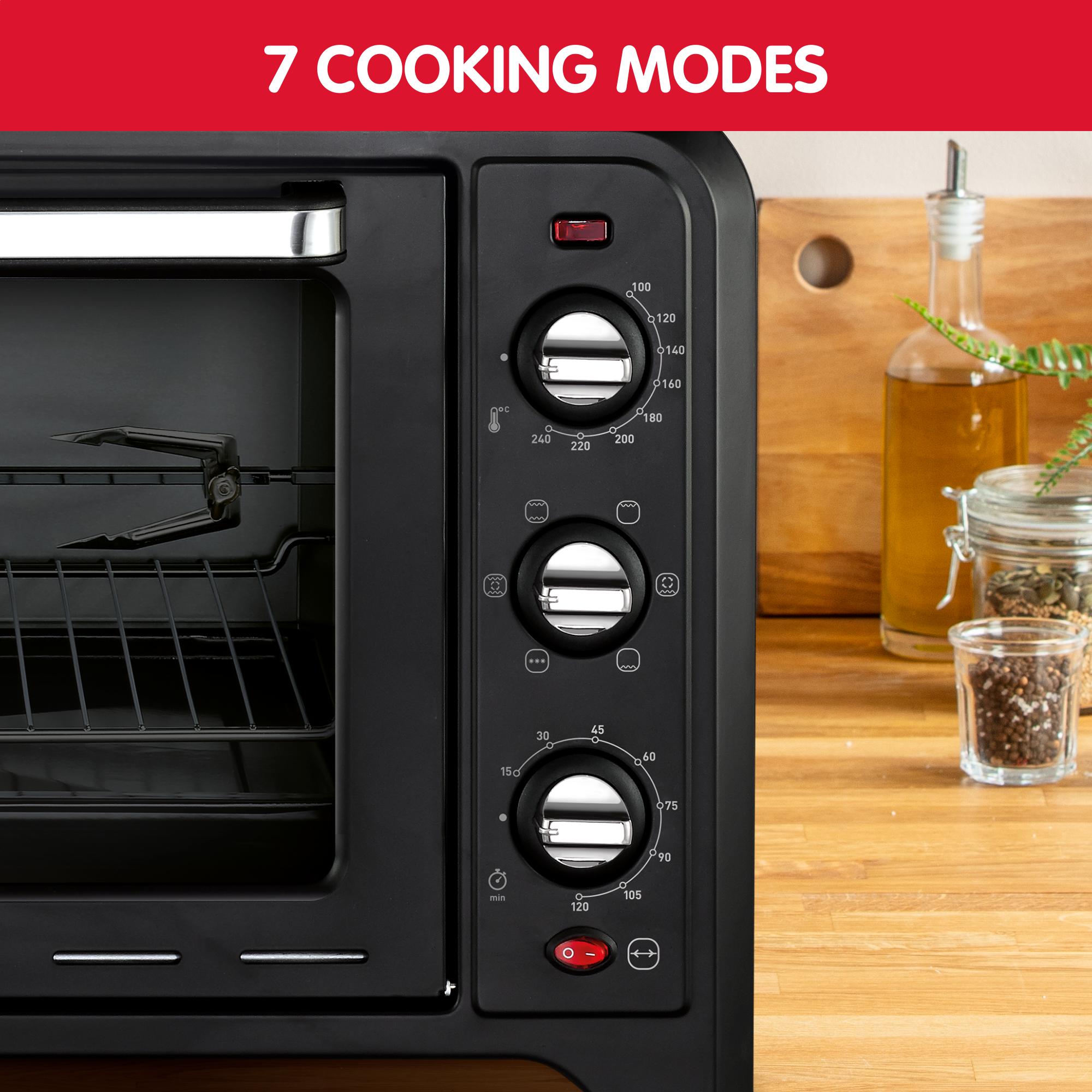 Optimo 39L OX485810 Four - 39L - 7 modes de cuisson - 2.000W | Fours ...