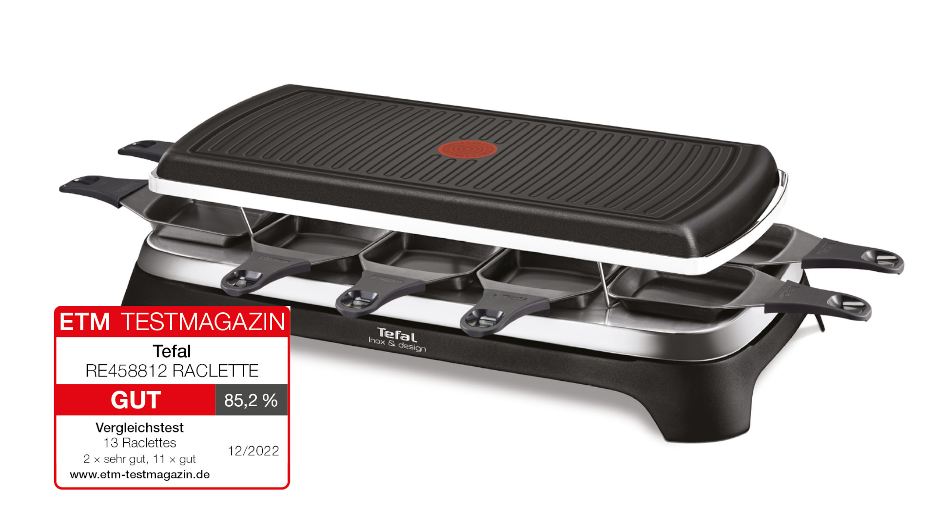Ambiance Raclette & Tischgrill RE4588 | Raclette- und Fondue-Sets | Tefal