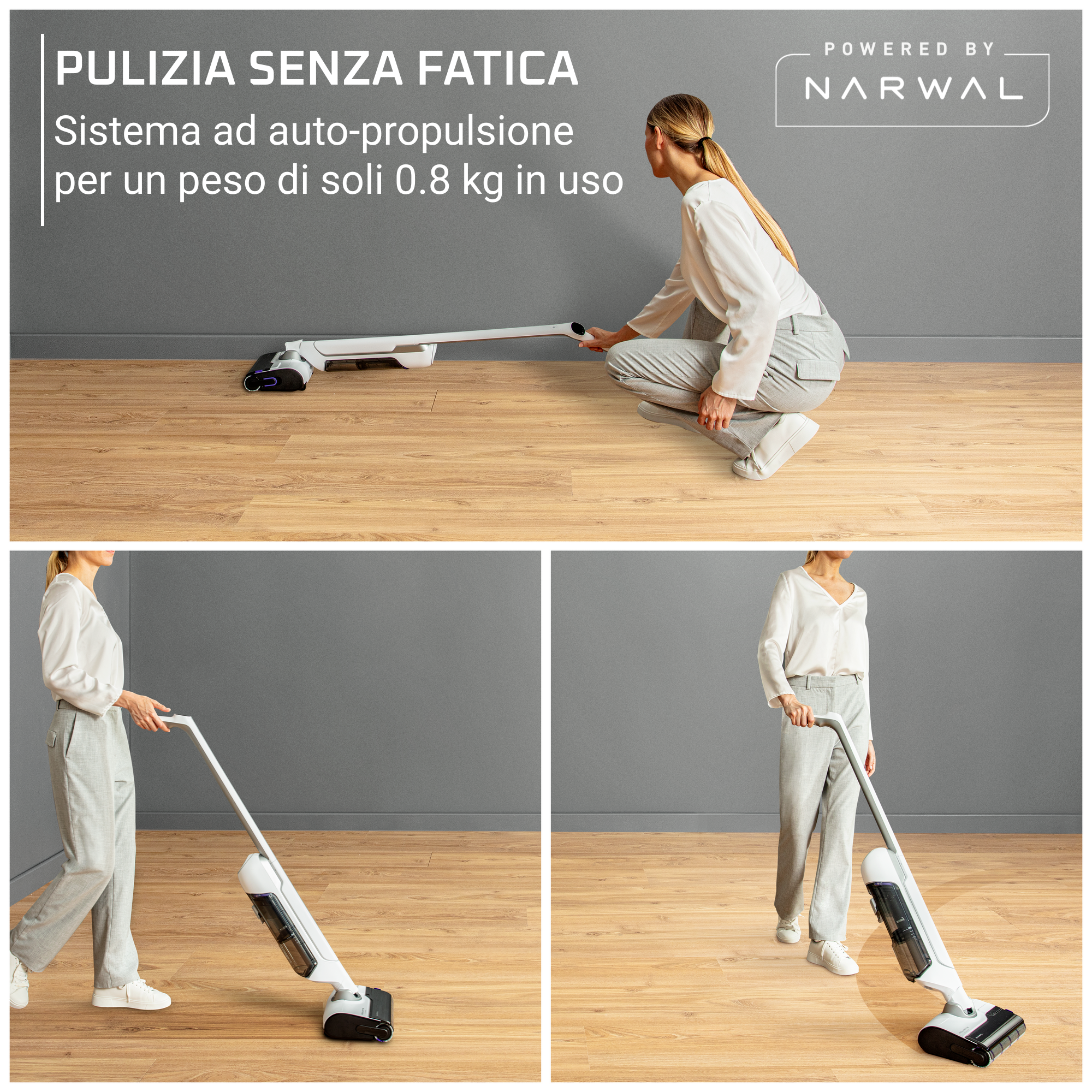 X-Clean 10, Lavapavimenti Senza Fili, Autonomia 60 Min, Autopulizia e ...