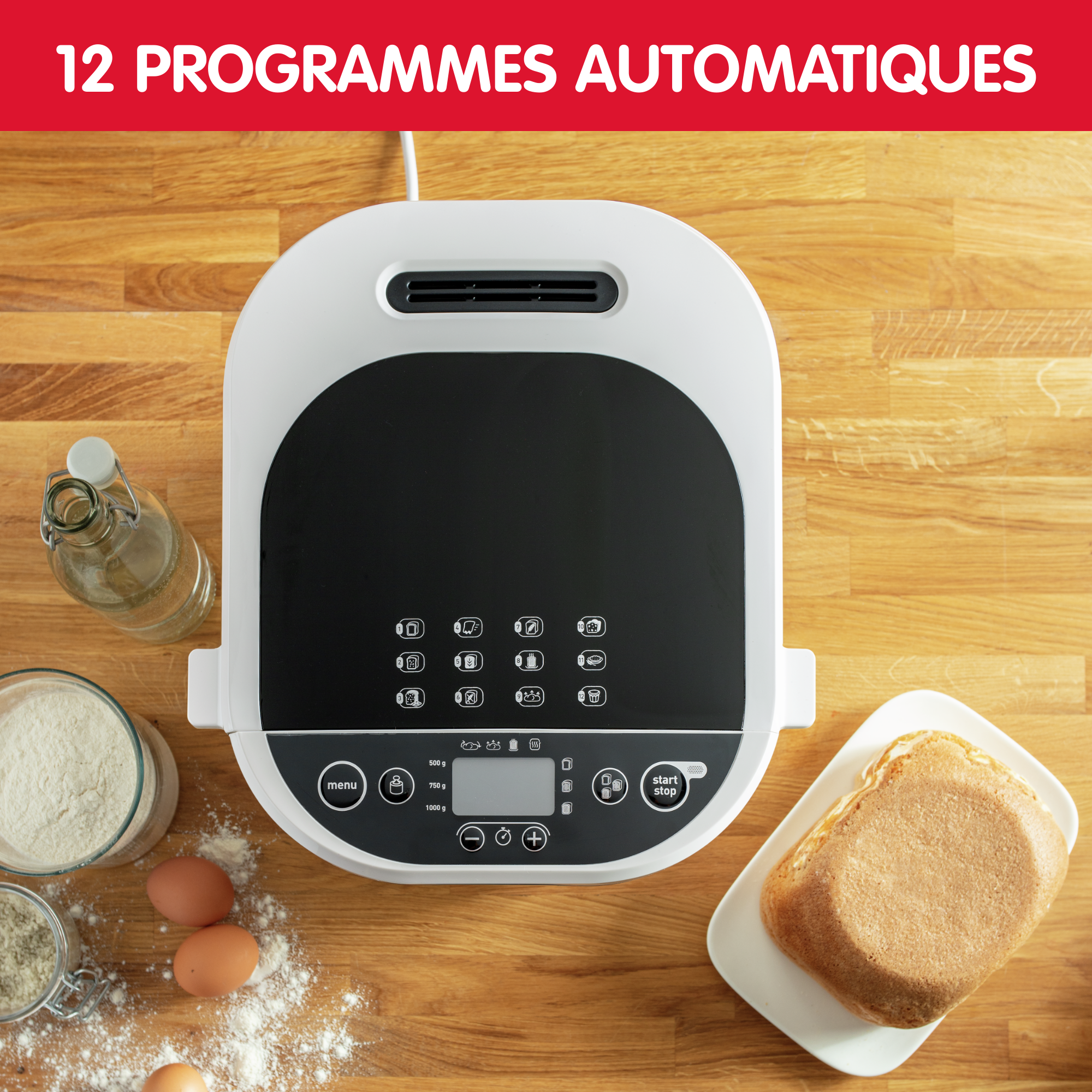 Modes d'emploi Pain Doré OW210130 Machine à pain - 12 programmes ...