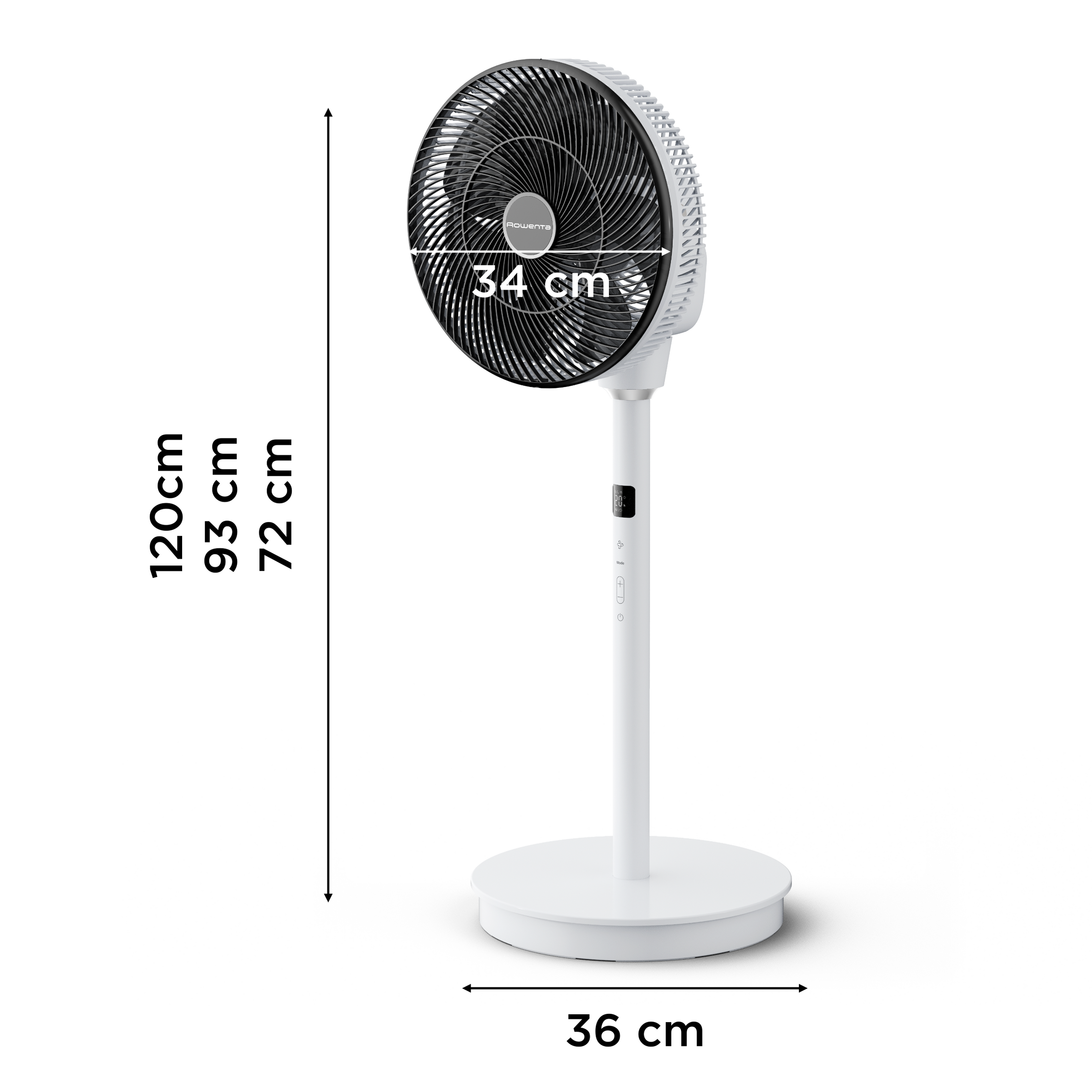 Turbo Swift Silence QV5040 Ventilateur sur pied - 3,7m/s ...
