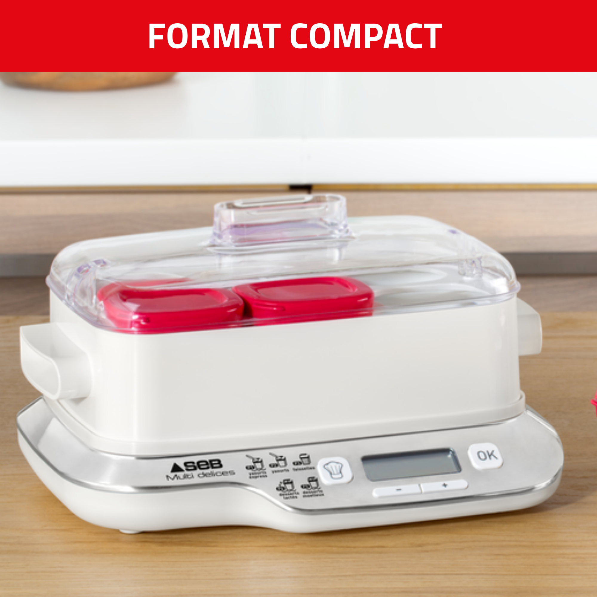 Modes d'emploi MULTI DELICES EXPRESS 6 POTS ROUGE YG660100 Tefal