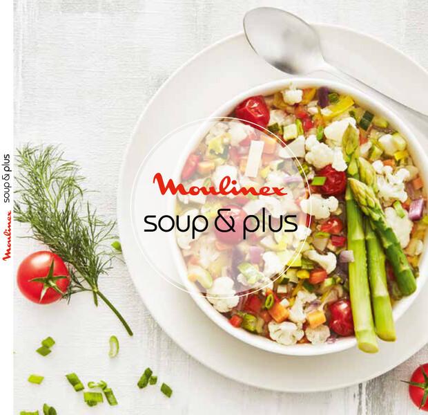 Soup&plus, Blender chauffant, 3 programmes automatiques, 1100W, Rouge ...