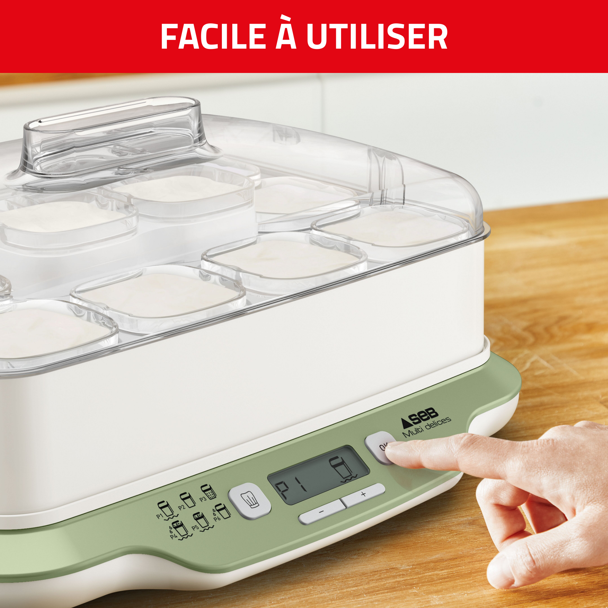 Multi Delices Express & Végétal 12 pots | Yaourtières SEB | Seb