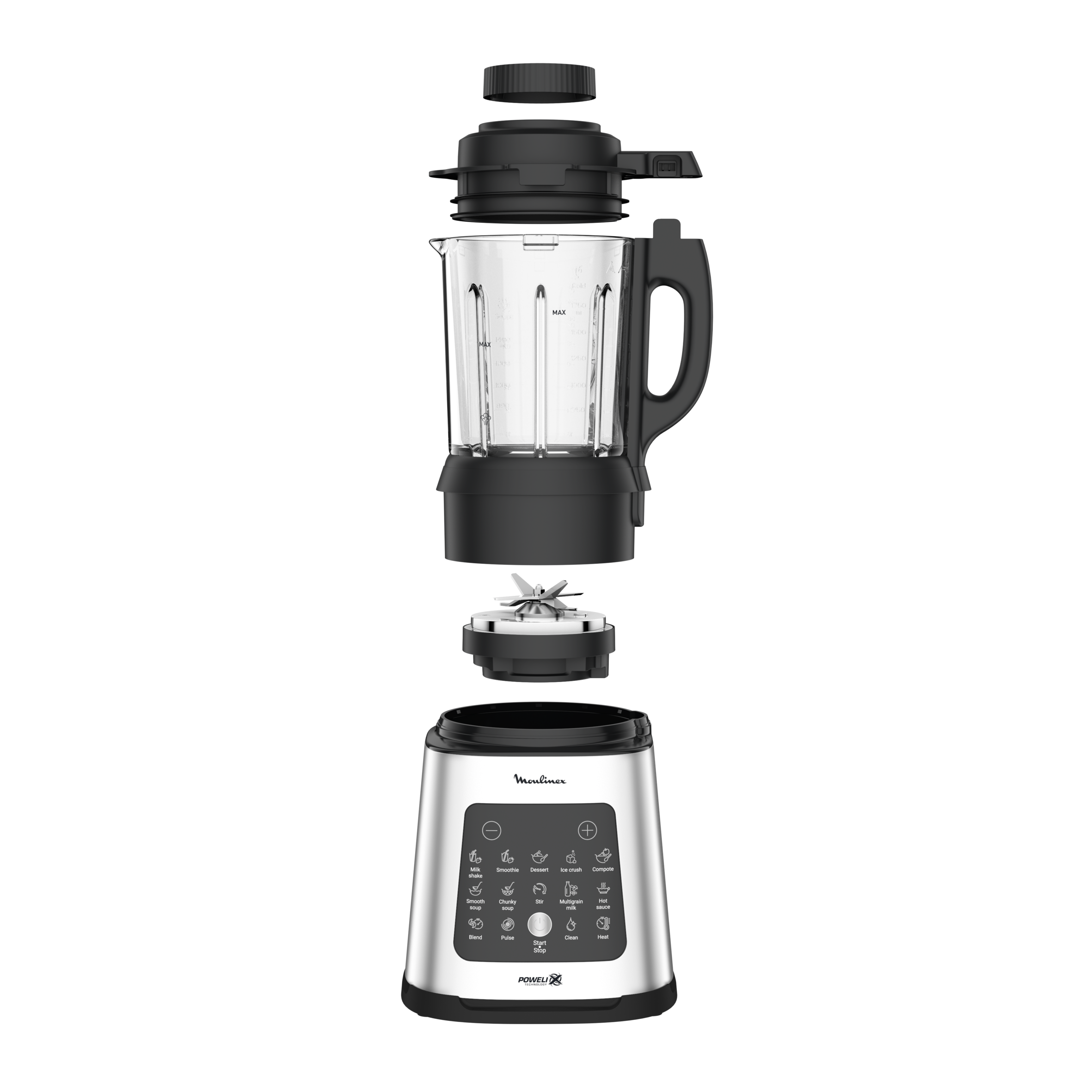BLENDER PERFECTMIX COOK 1400 W SILVER | Blenders | Moulinex
