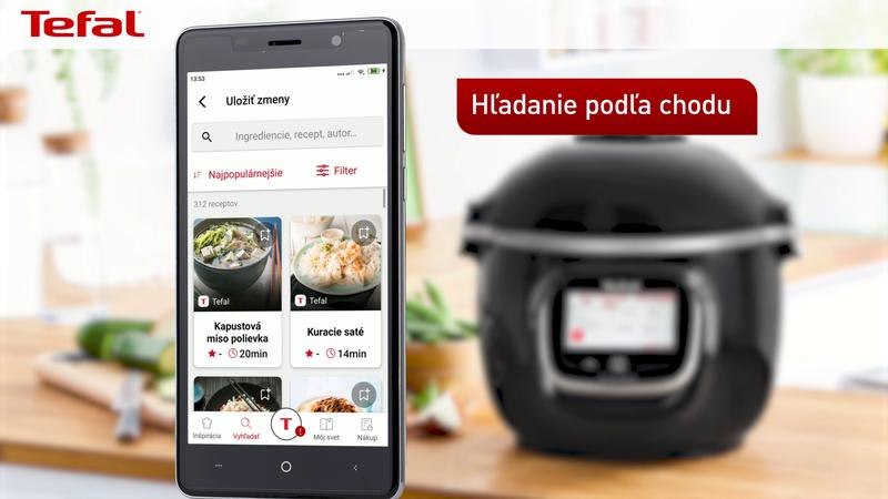 Inteligentný multifunkčný hrniec Tefal Cook4me Touch WiFi CY912831 ...