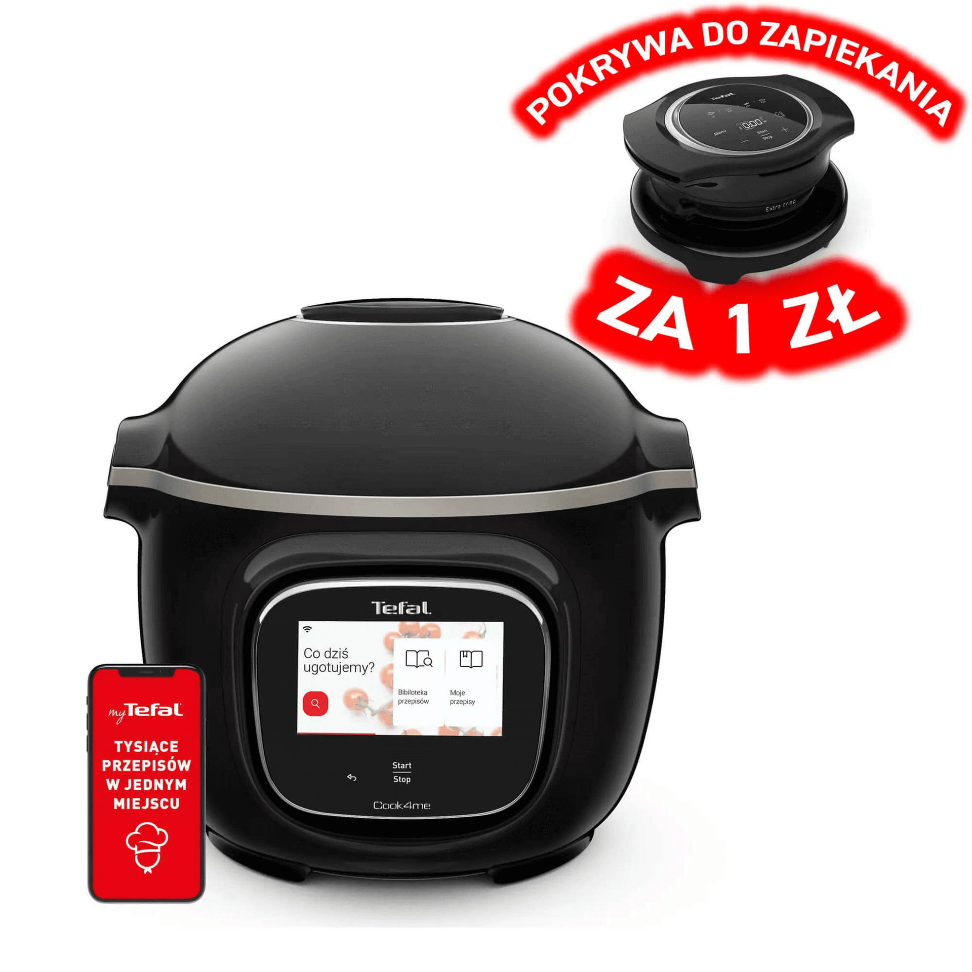 Multicooker Tefal Cook4Me Touch CY9128 - sklep Tefal