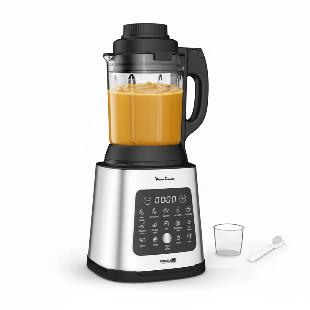 Perfectmix Cook, Blender chauffant, Bol verre 2L, 1400W, 10 programmes ...