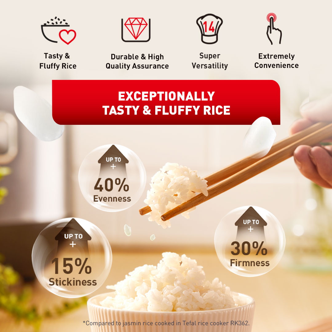 Tefal Delirice Plus Rice Cooker RK776B | TEFAL