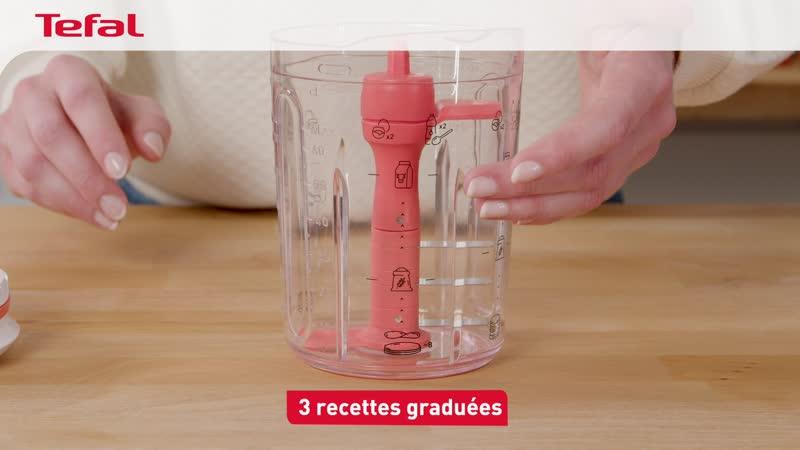 Tefal Crêpes Express, Mélangeur pâte à crêpes, Pâte parfaite en 2 ...