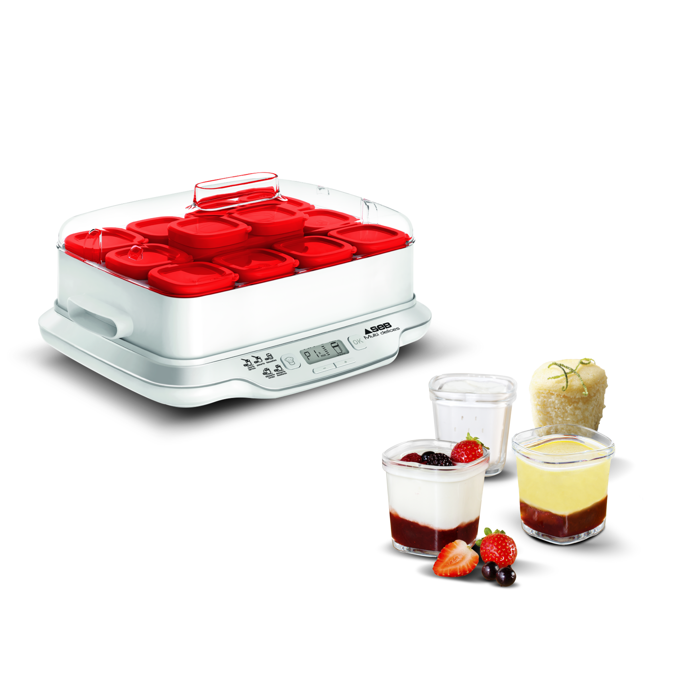 Accessoires et pièces détachées MULTI DELICES EXPRESS 12 POTS ROUGE ...