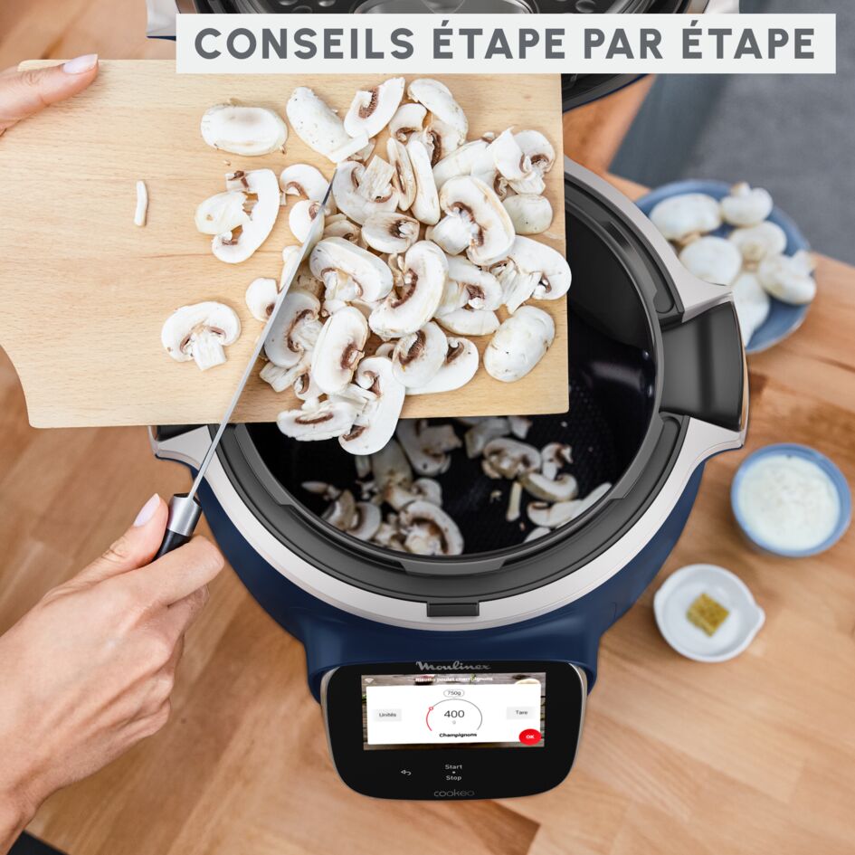 Moulinex Cookeo Touch Pro Multicuiseur, Balance intégrée, Connecté ...