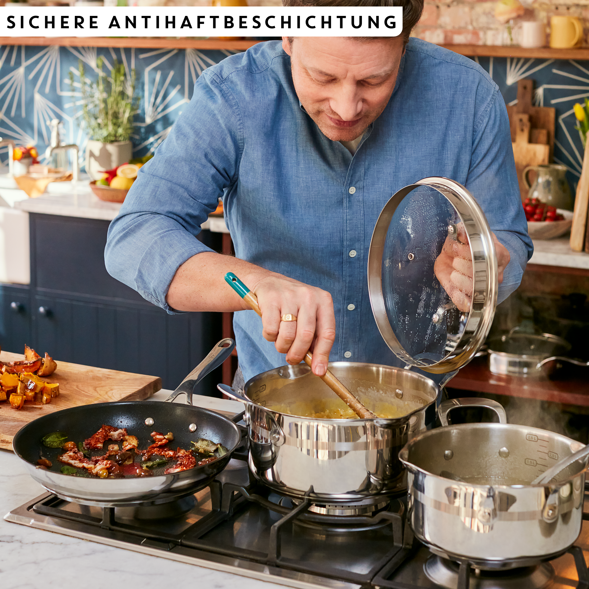 Jamie Oliver Cook Smart Pfannenset 24/28 cm E310S2 | | Tefal