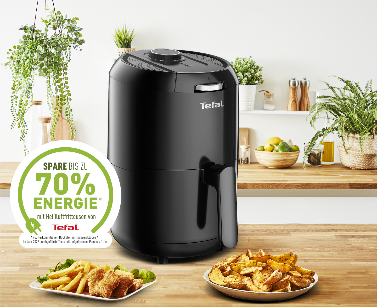 Easy Fry Compact Heißluftfritteuse EY1018 | Heißluftfritteusen | Tefal