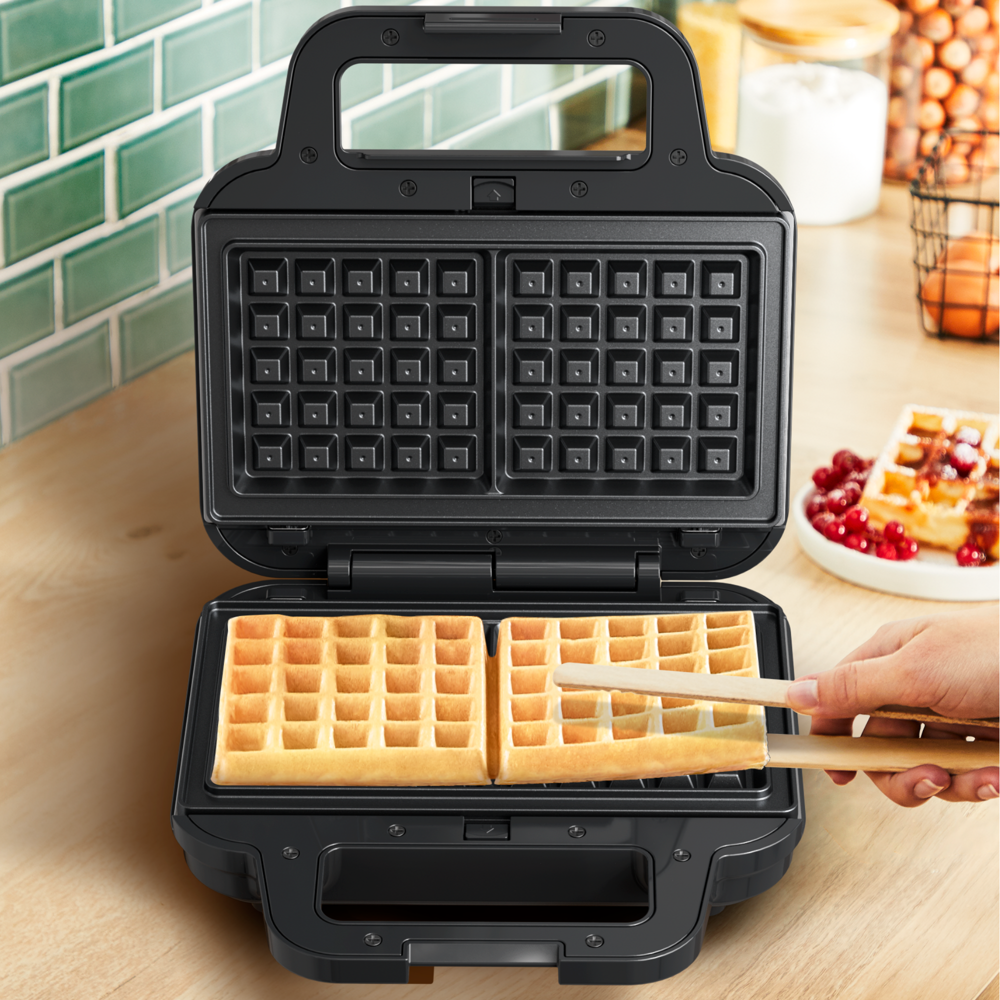 UltraCompact 3in1 Sandwichmaker, Waffeleisen & Panini-Toaster SW383D ...