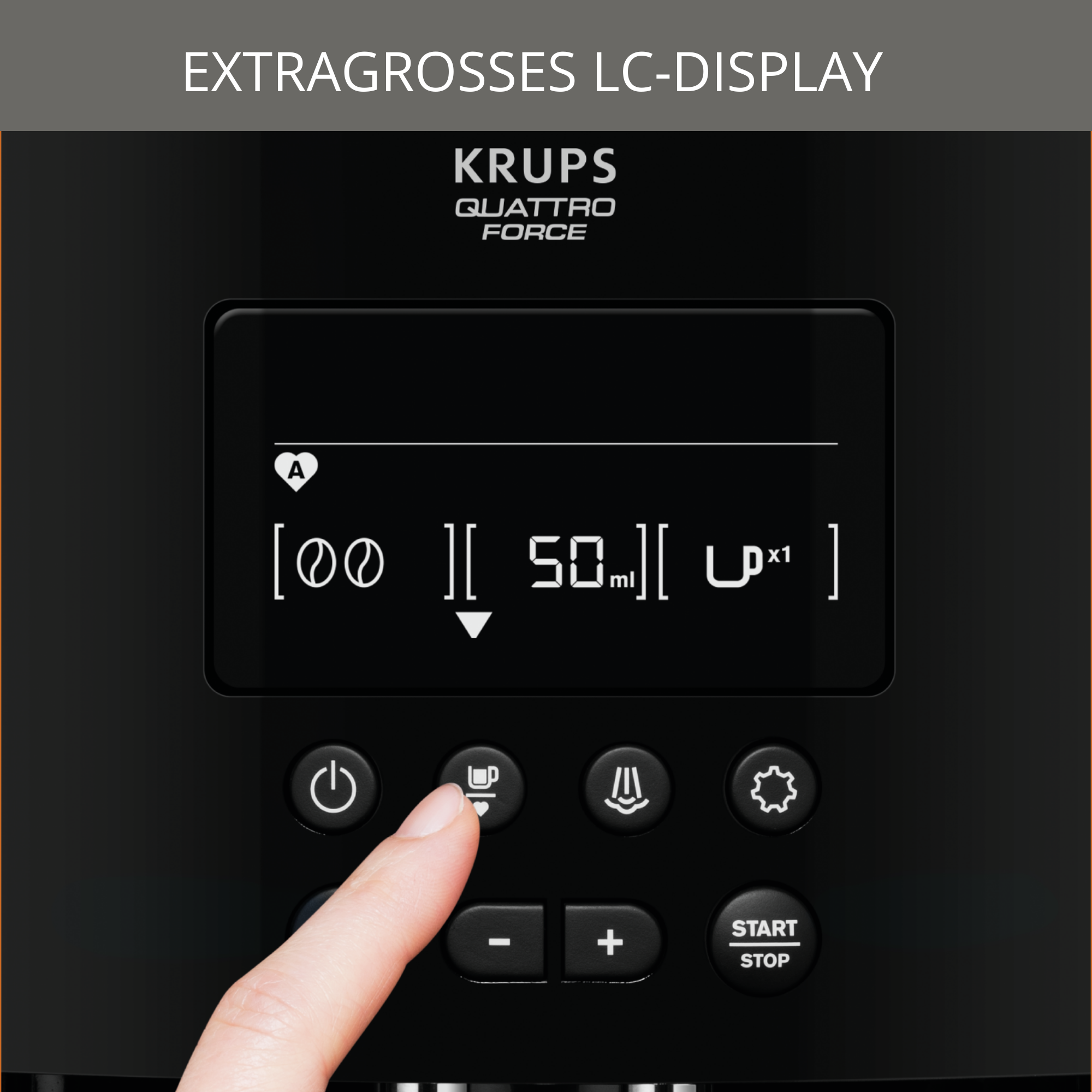 Arabica Display Black Kaffeevollautomat EA8170 | Kaffeevollautomaten ...