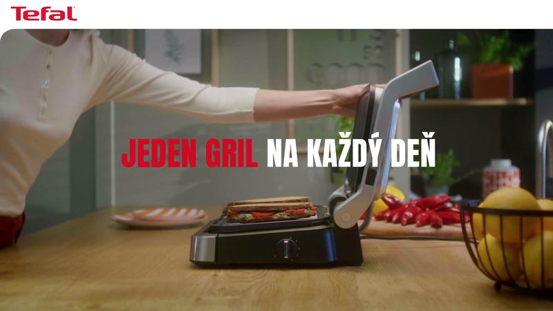 Elektrický gril Tefal OptiGrill 4v1 Inox GC774D30 Strieborný/Čierny ...
