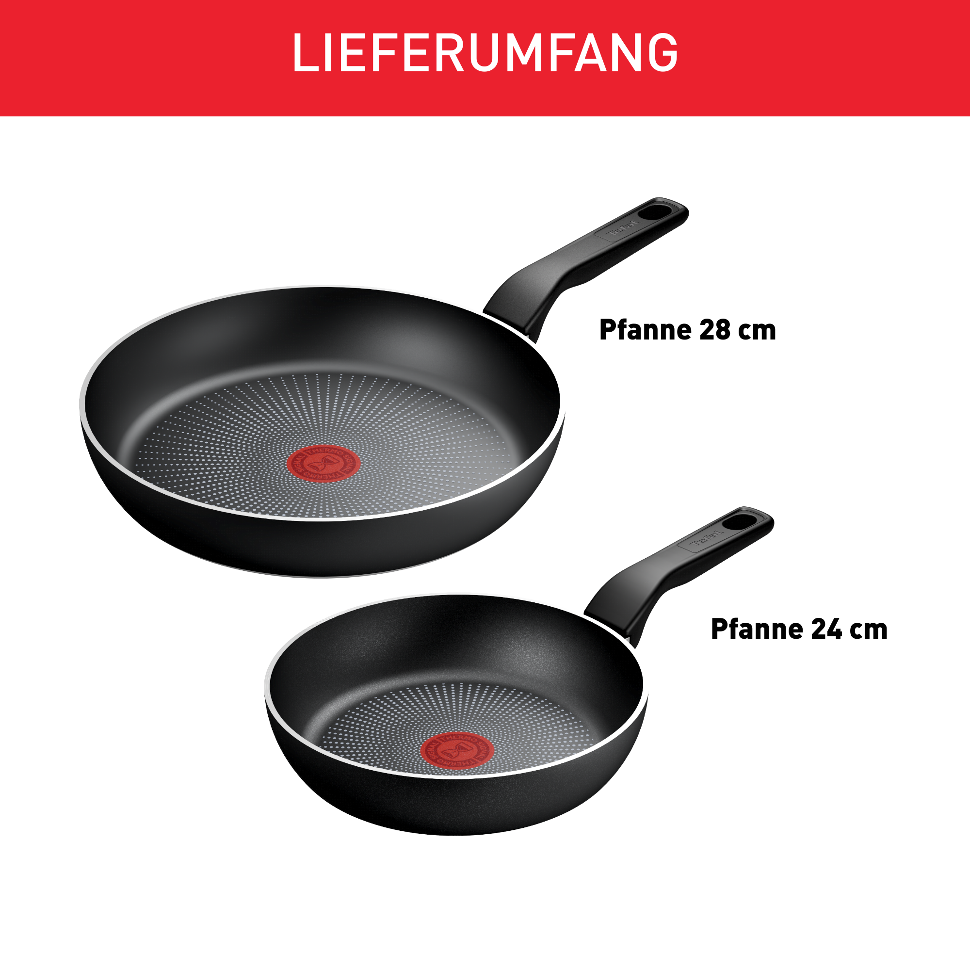 Recycled On 2 Tlg Pfannenset C29790 Pfannen Sets Tefal