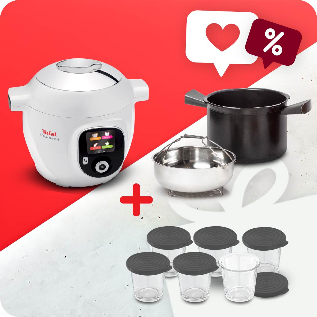 Cook4Me+ CY851130, Интелигентен Мултикукър, Бял | Мултикукъри | Tefal