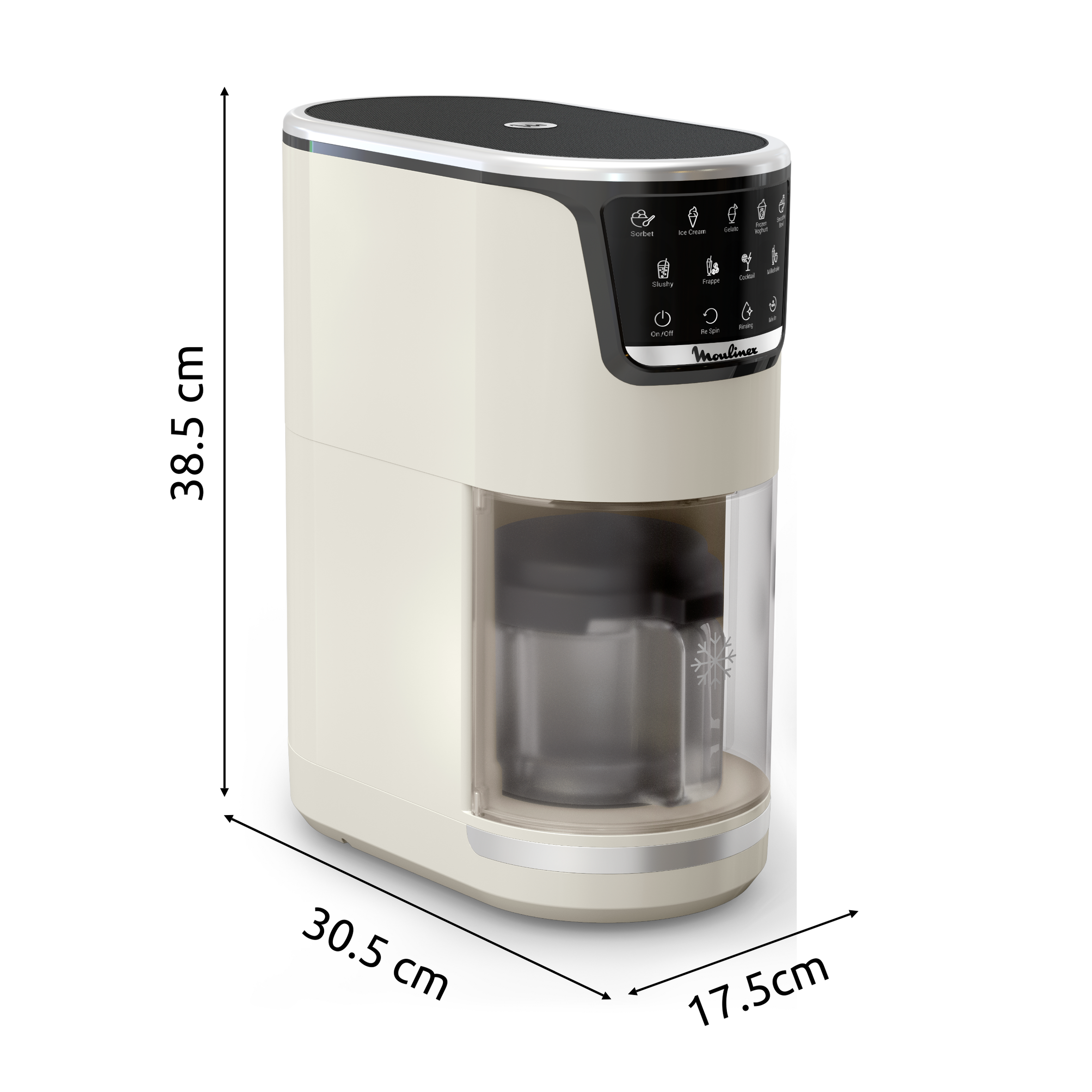 Dolci, Machine à glaces, 10 programmes, Nettoyage automatique | Machine ...