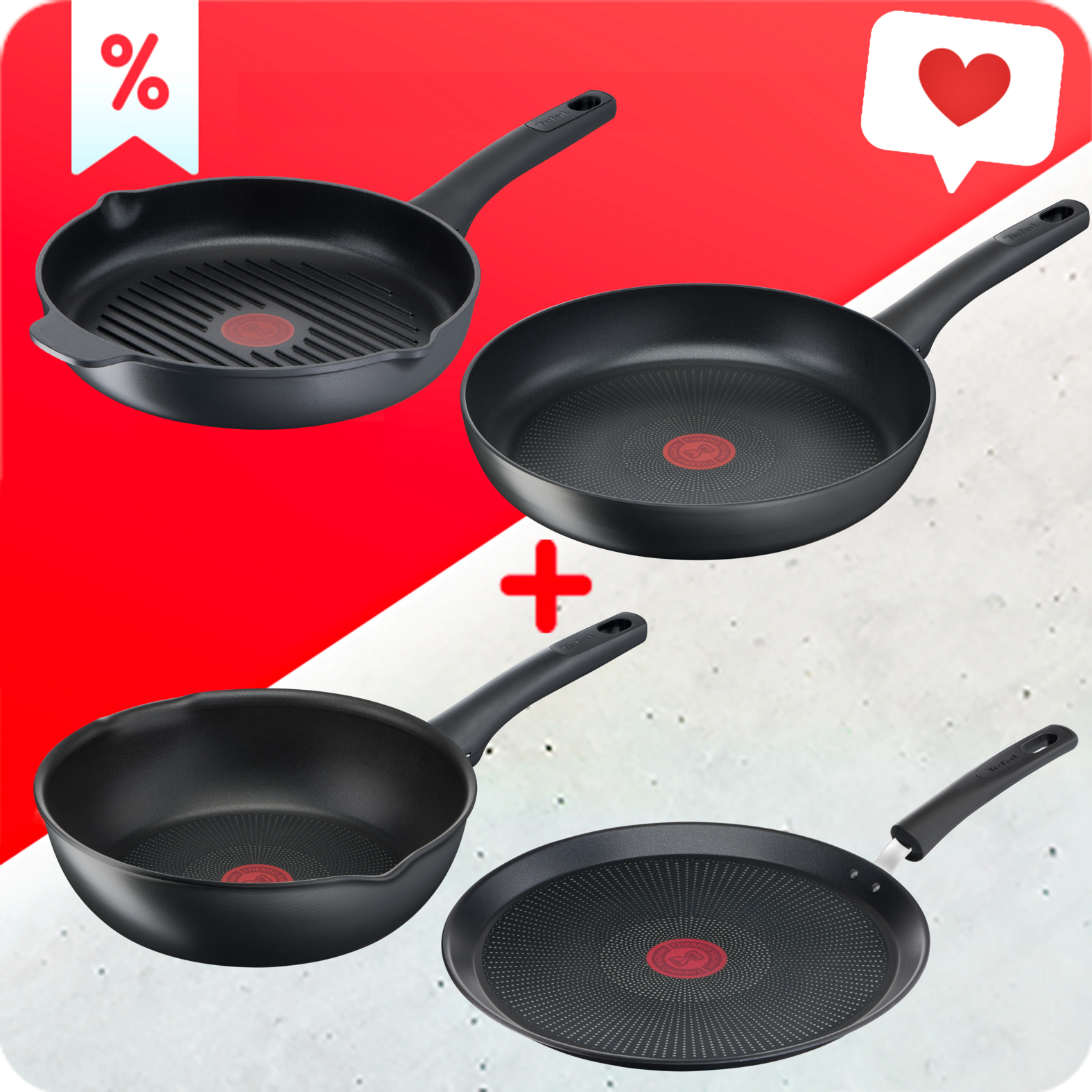 Pánev Tefal Ultimate G2680672 28 cm | Klasické pánve | Tefal