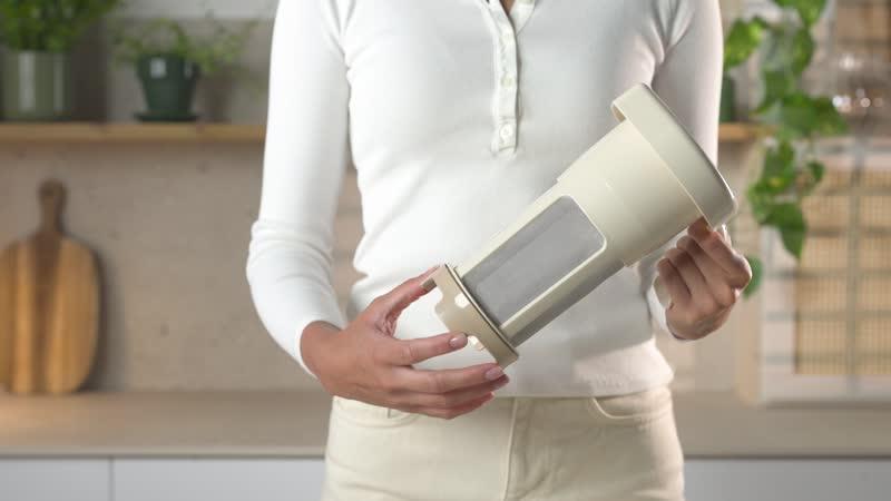 Easy Milker, Máquina para hacer leche vegetal casera, Rápida y fácil ...