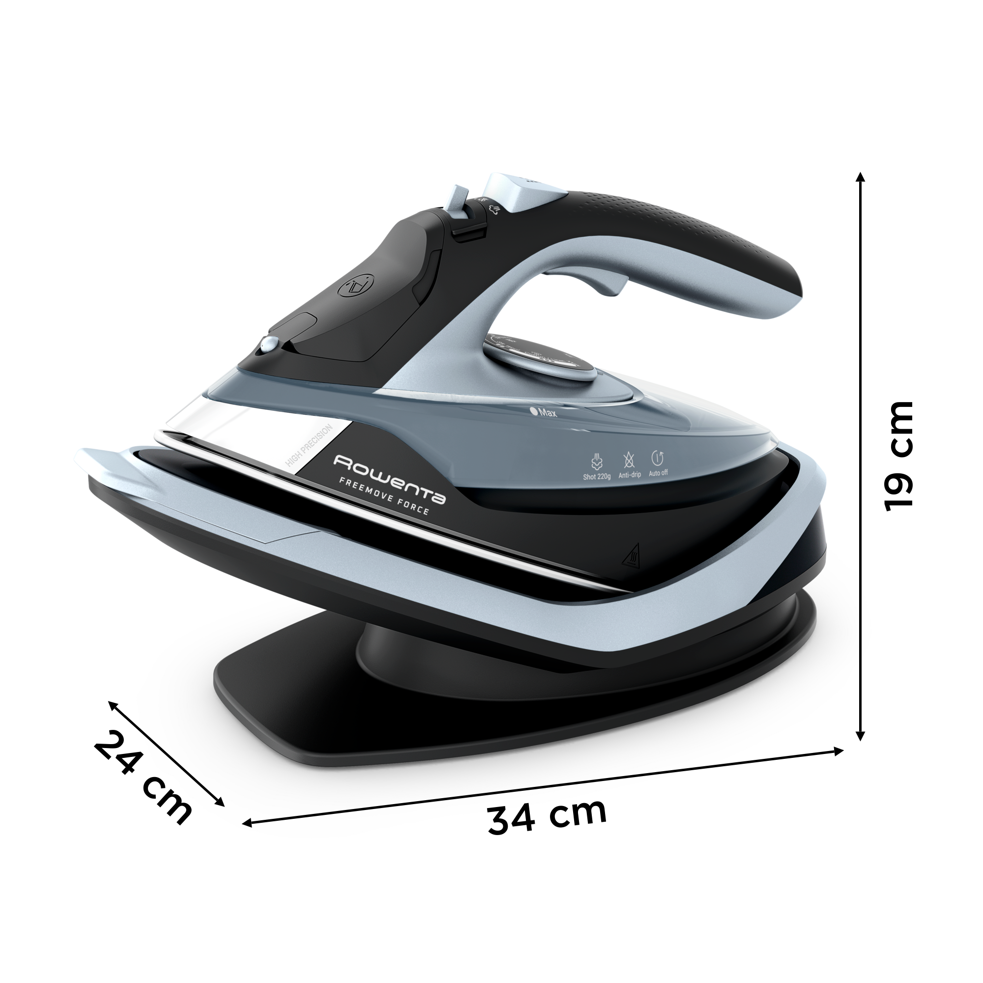 Freemove Force, Ferro da Stiro a Vapore Senza Filo, Potente ed ...