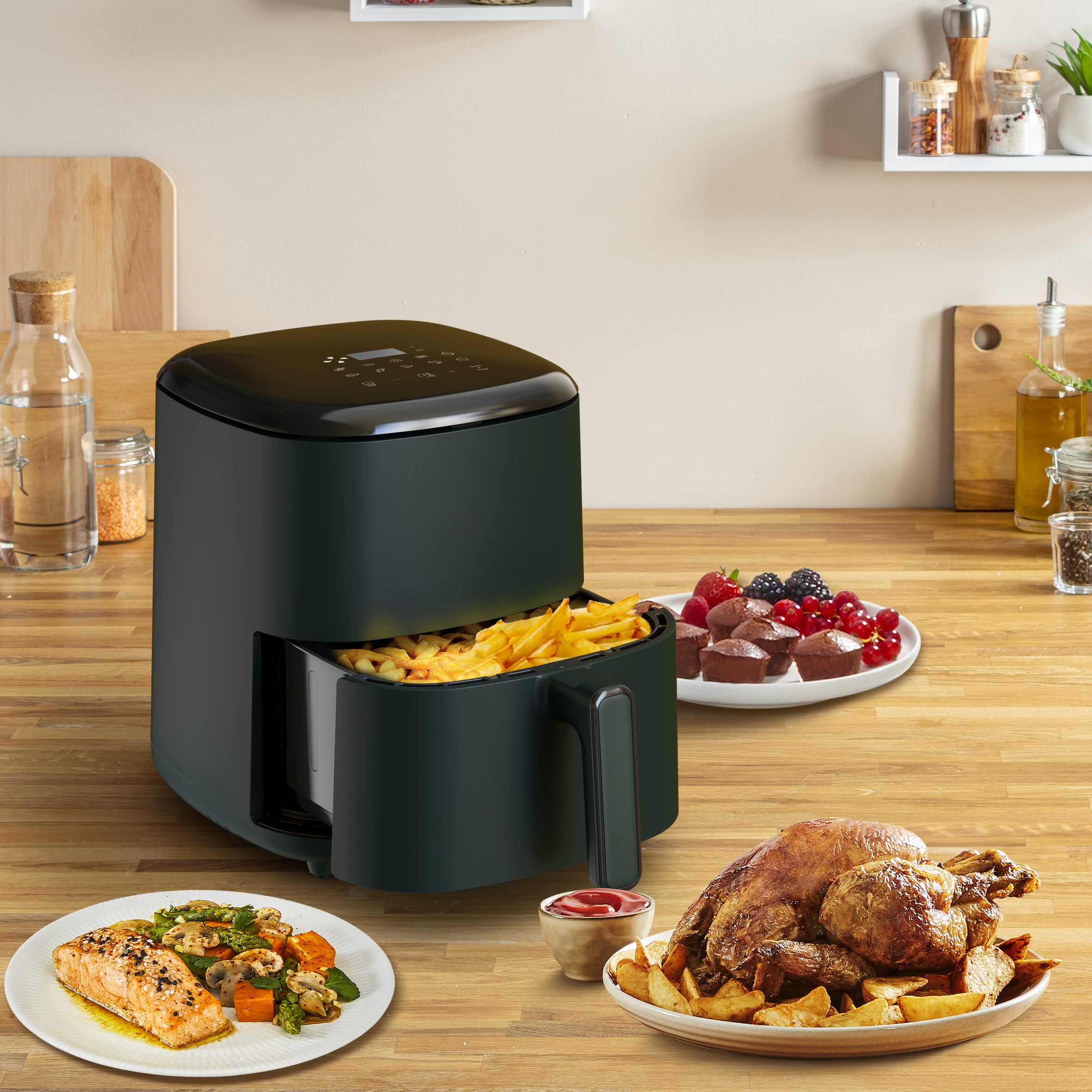 Easy Fry Max, 5L, Air fryer, Forêt | Air Fryers - Friteuses sans huile ...