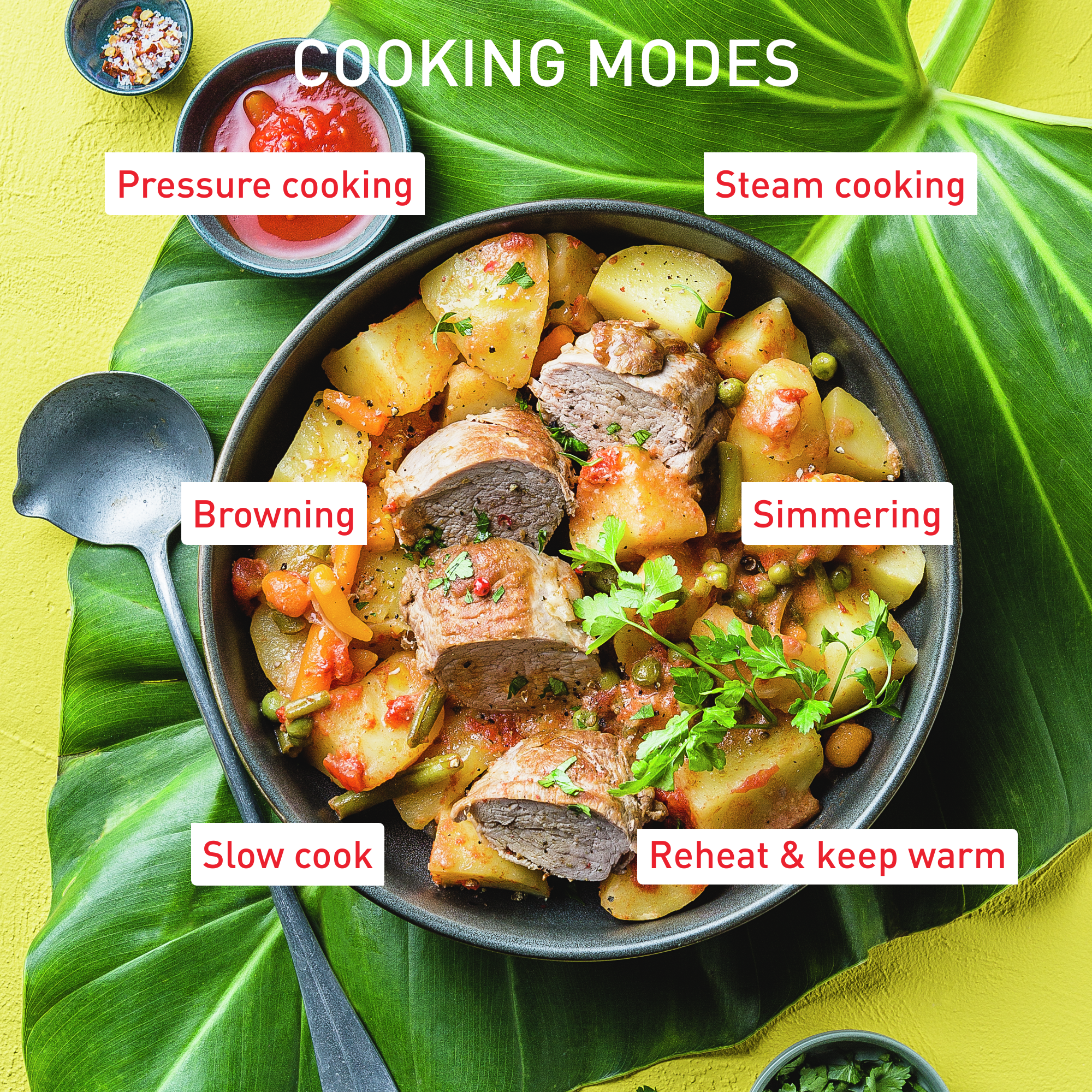 Cook4Me+ CY851130, Интелигентен Мултикукър, Бял | Мултикукъри | Tefal